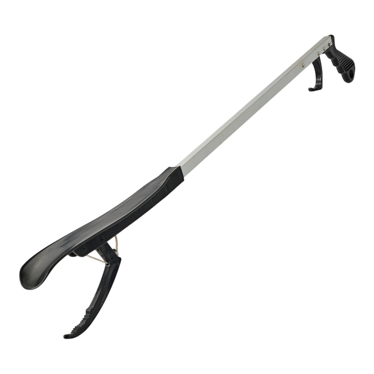 Pinza Gancho Brazo extensible agarra zapatos calzador — Casa practica