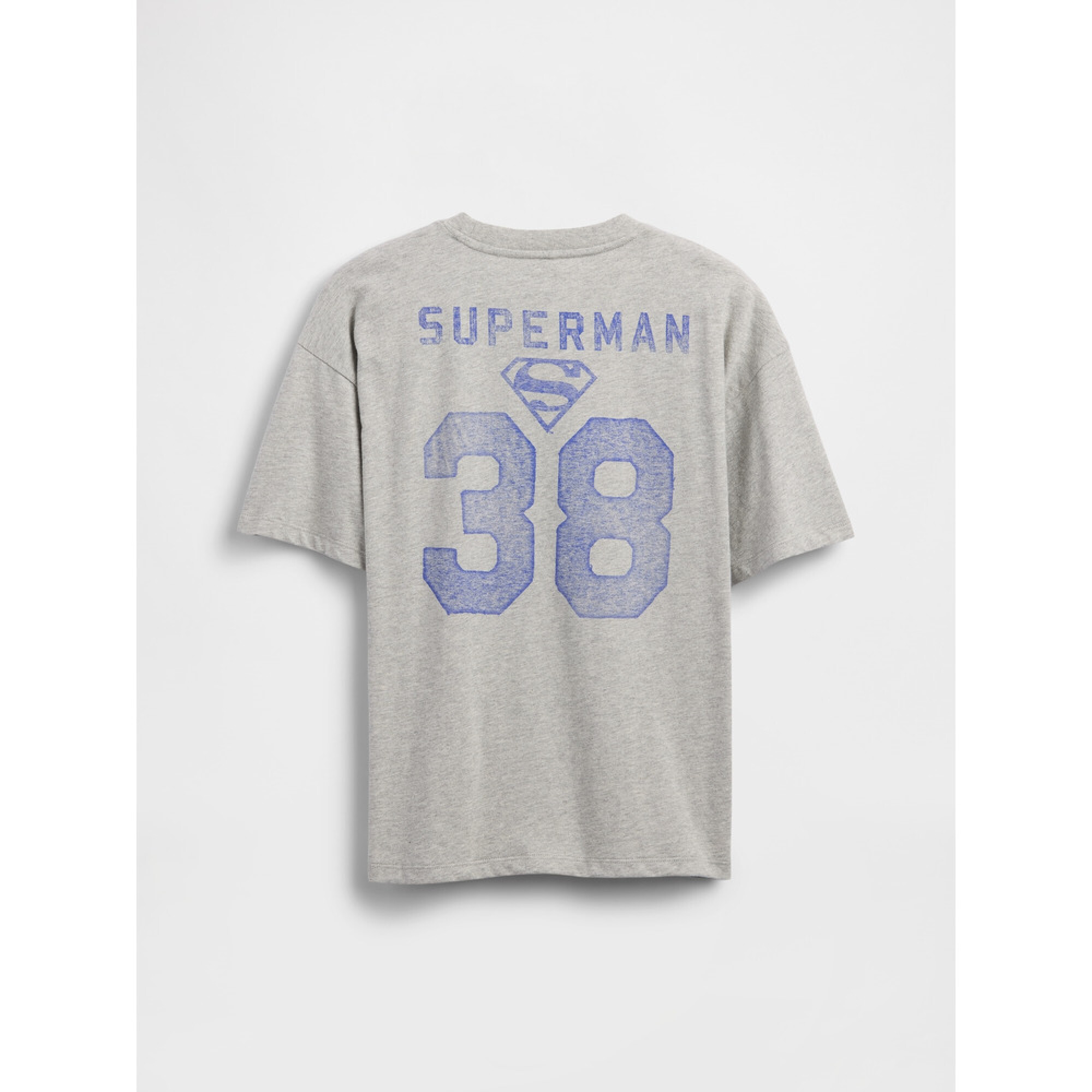 DC SS ORIGINAL TEE SUPERMAN - LIGHT HEATHER GREY B08 — Sallustro