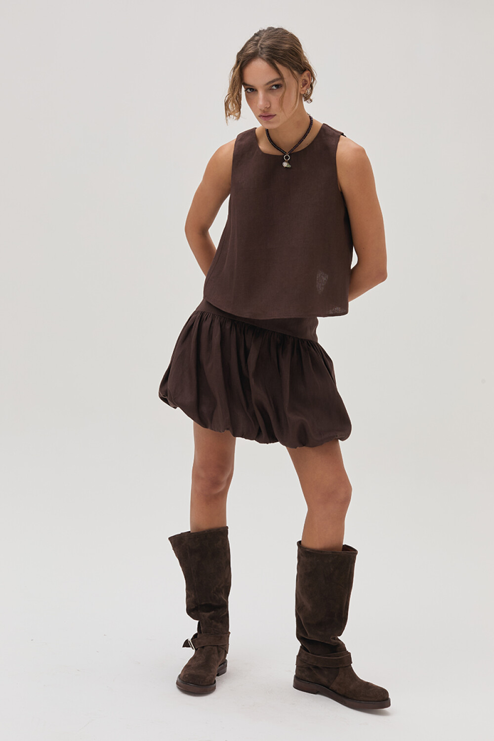 Top Nina - Chocolate — Saura