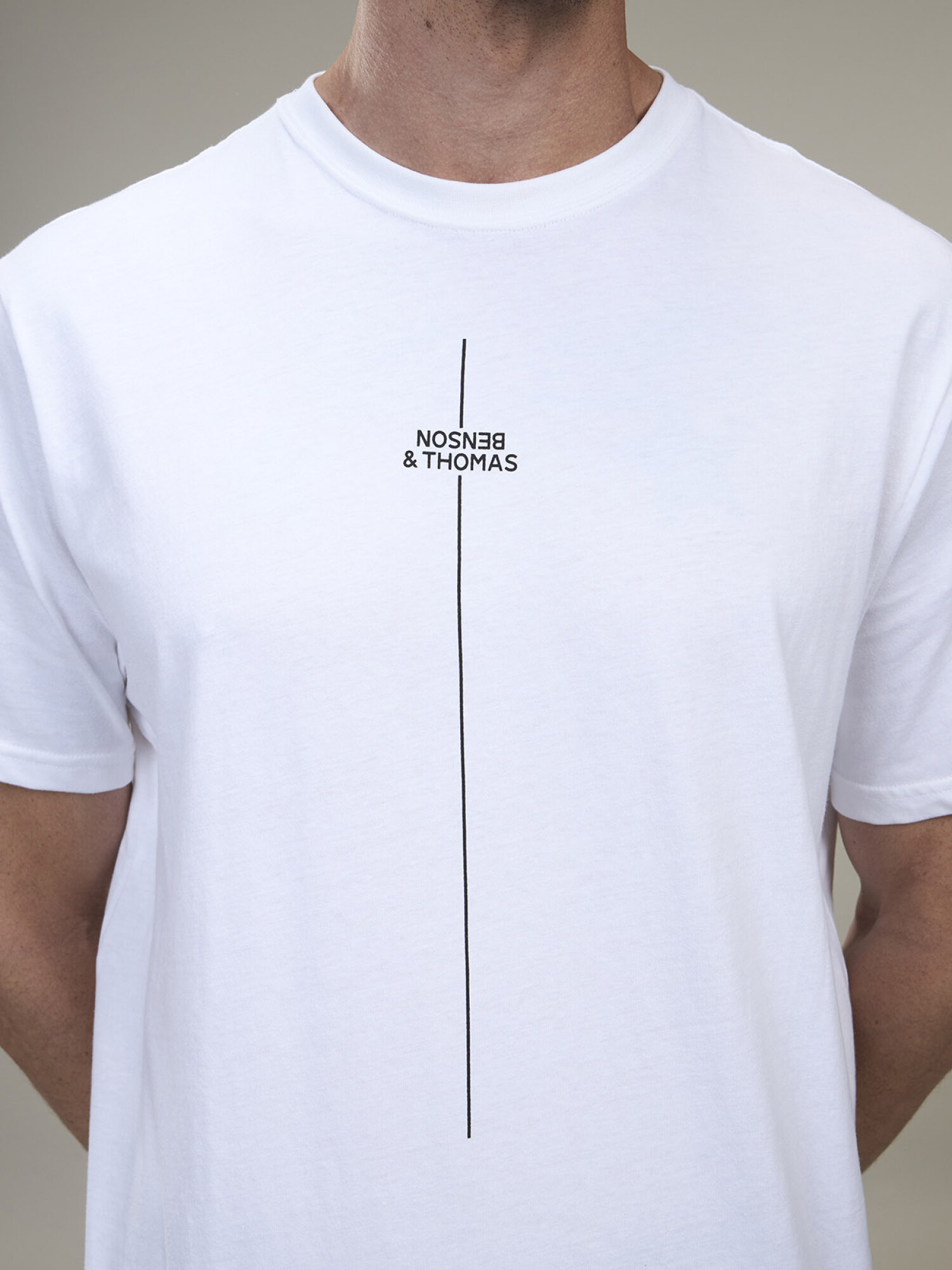 T-SHIRT LINE - BLANCO — Benson & Thomas