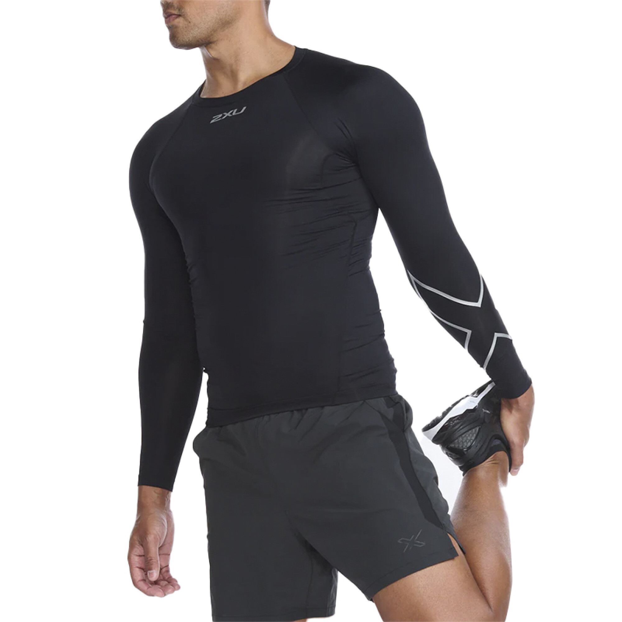 Remera 2XU Core Compression Long Sleeve - Negro — Fitpoint
