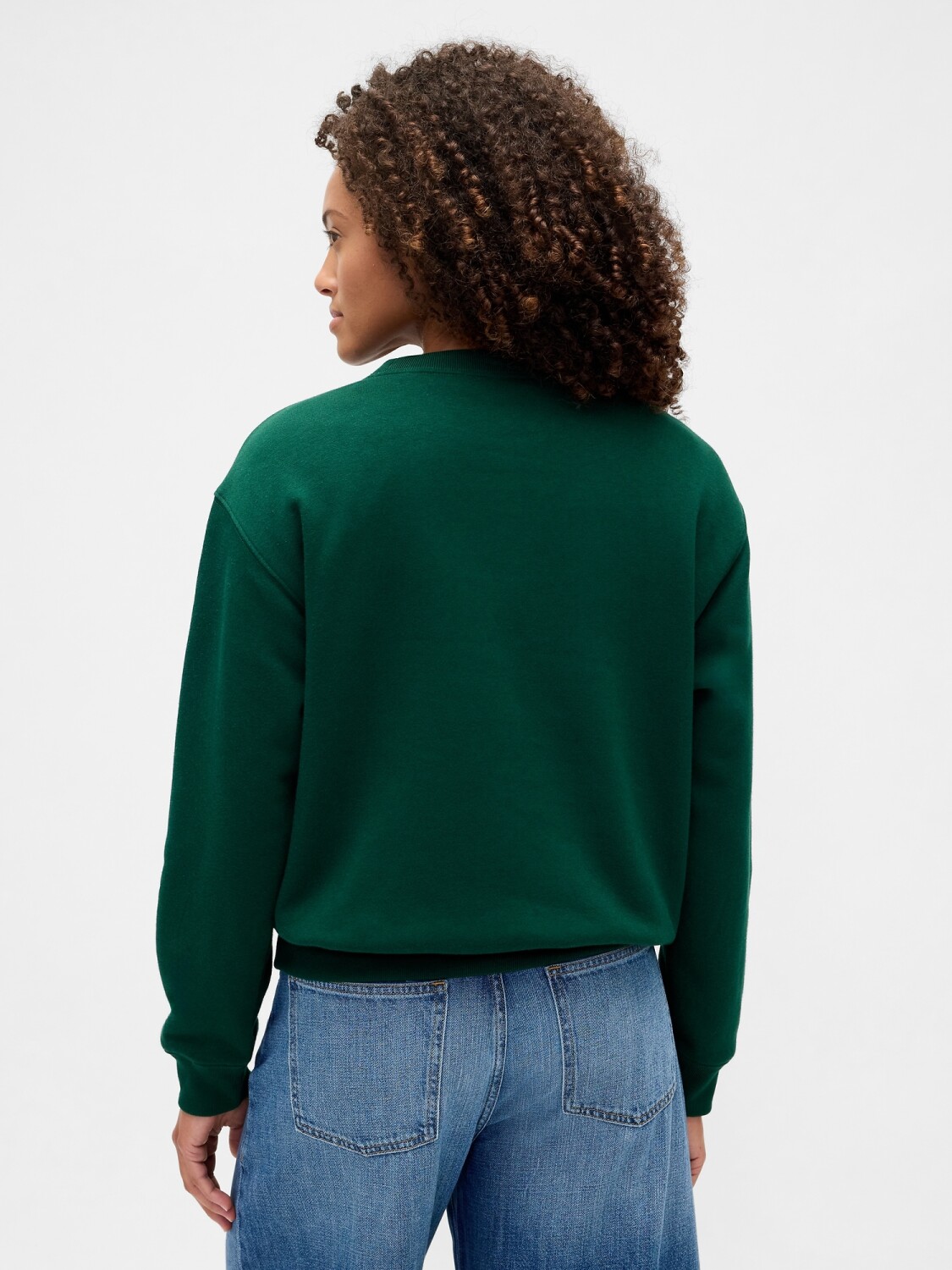 Buzo Deportivo Logo Gap Mujer - Evergreen Glamour — GAP Uruguay
