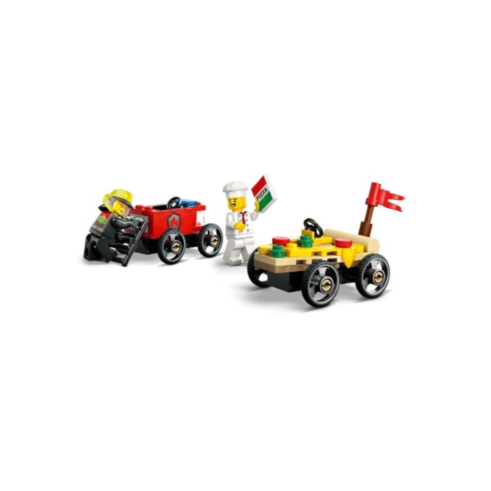 Lego City Bomberos Vs Pizza — Rumba