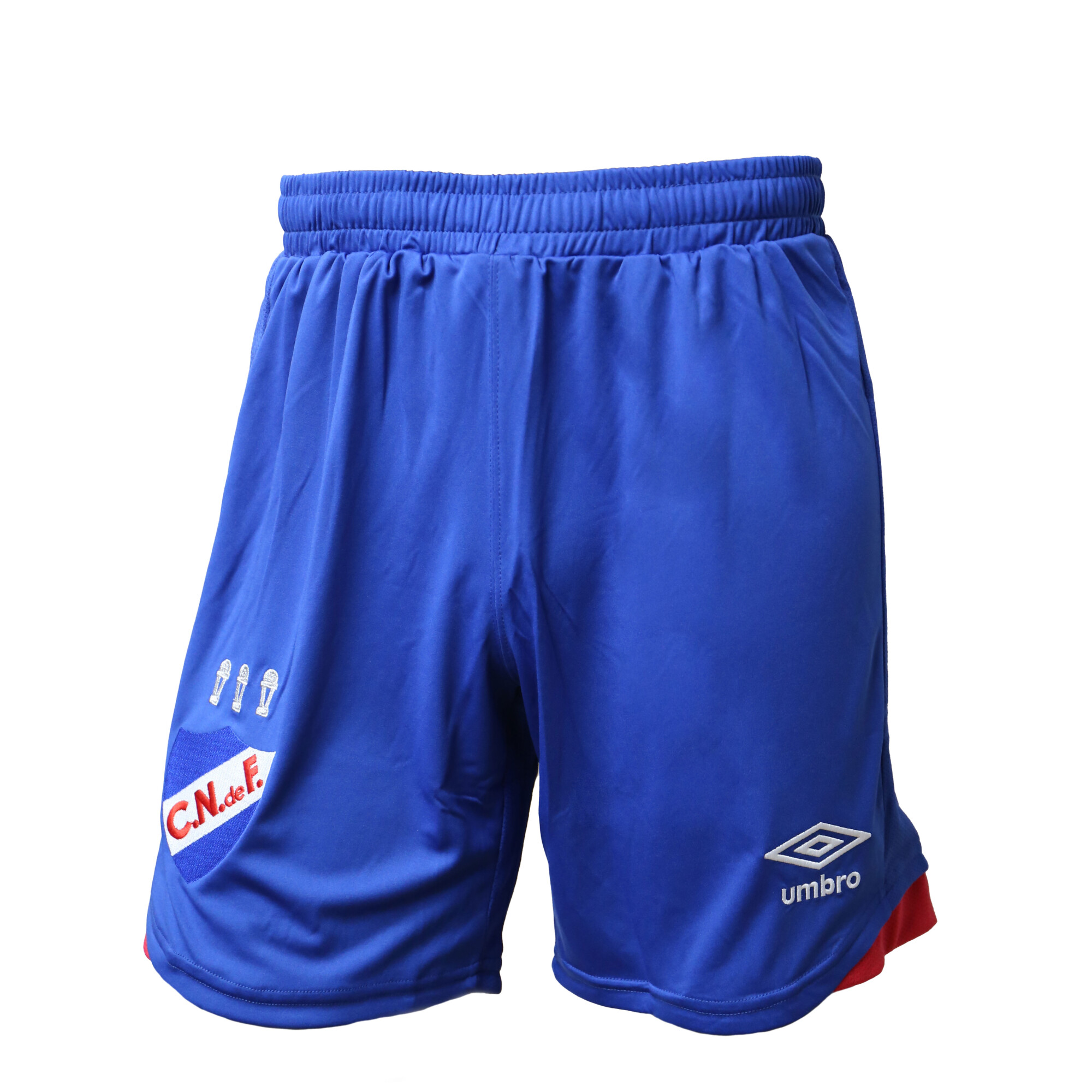 Short de Hombre Umbro Nacional Home Oficial 2025 - Azul Francia - Rojo — Stadium Sport
