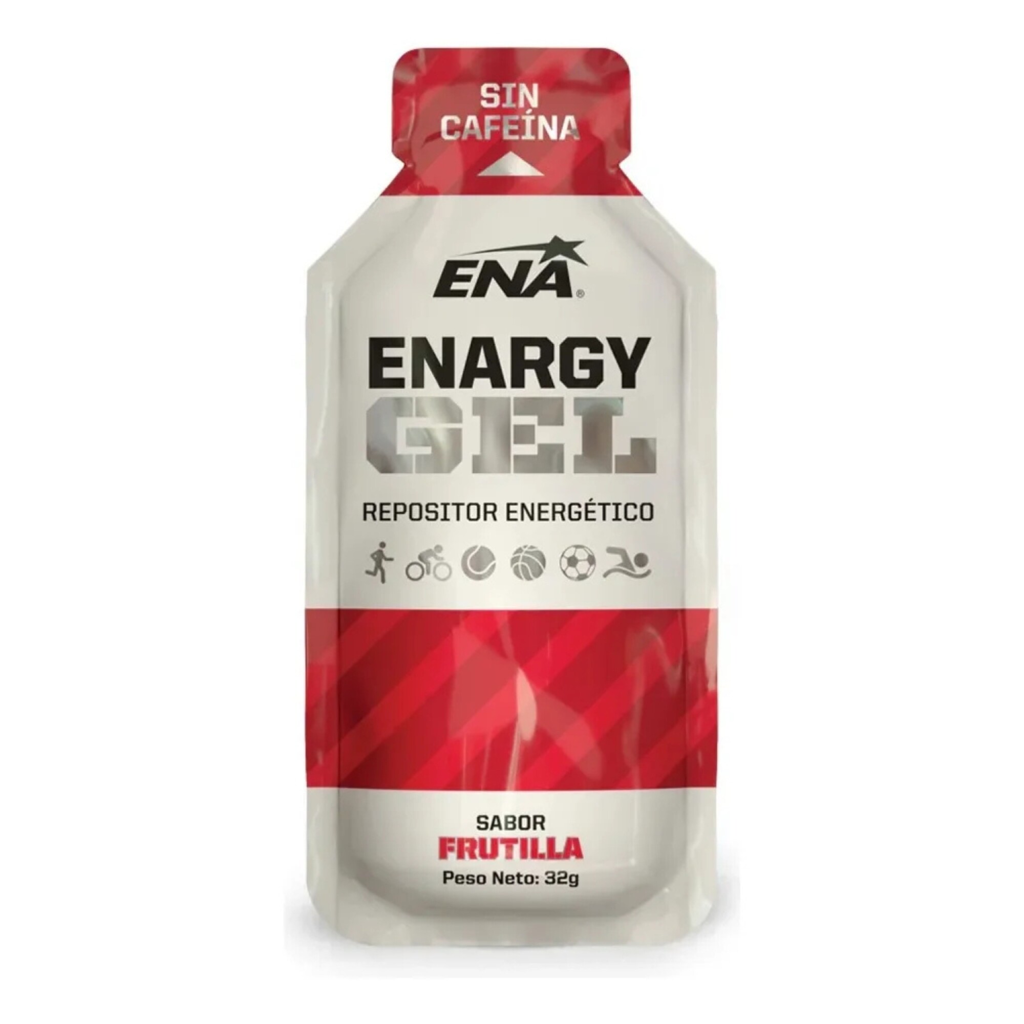 Gel Energético ENA Energy Gel caja x 12 ud - Frutilla — Electroventas