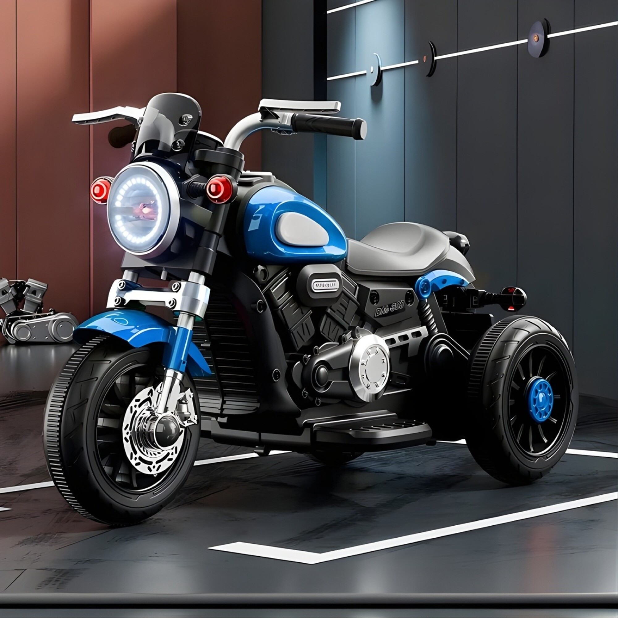 Moto Triciclo Eléctrico Lumax Infantil con Luces y Sonidos a Batería ...