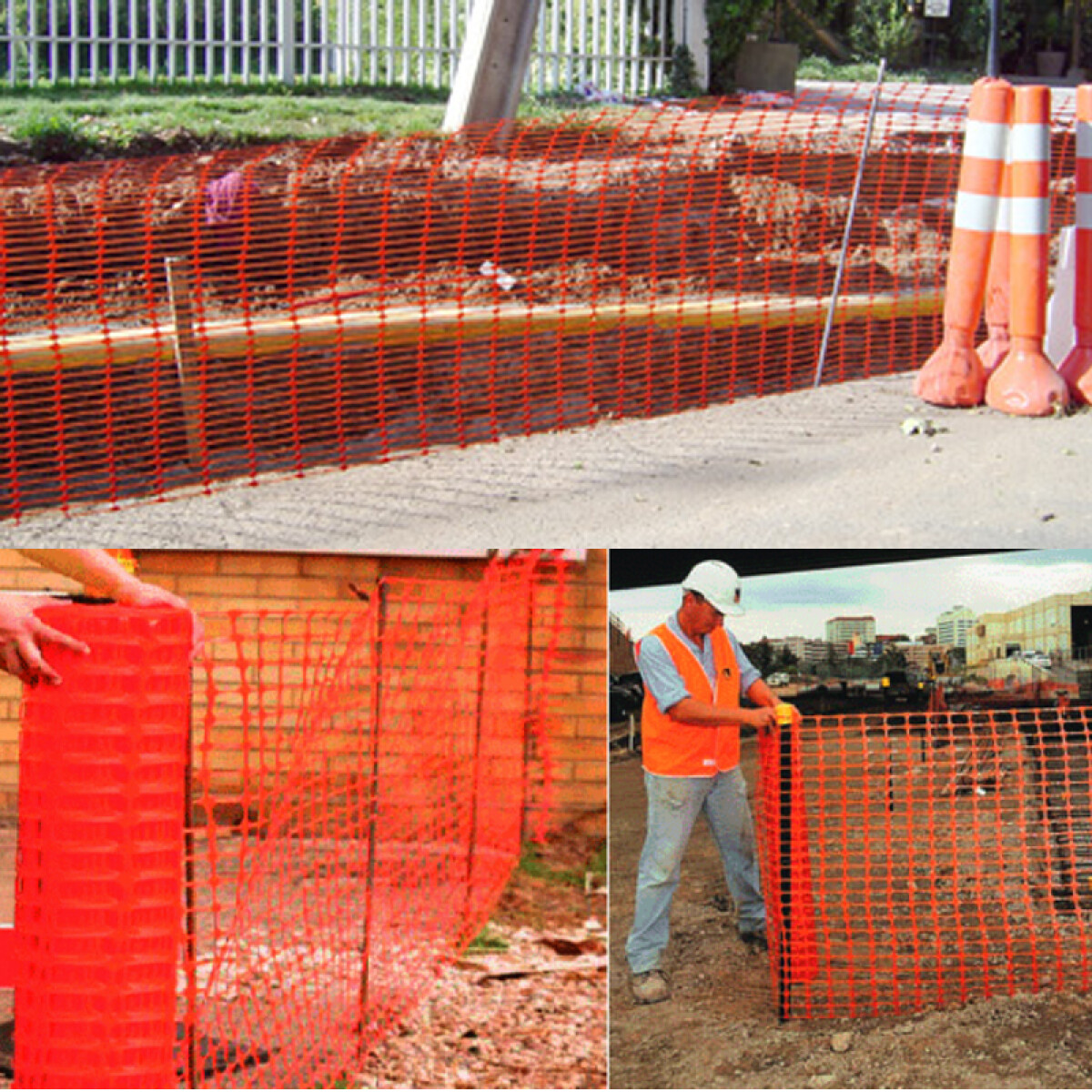 MALLA FAENA NARANJA 1 X 45MT SECUR (X ROLLO) - N/a — Kroser