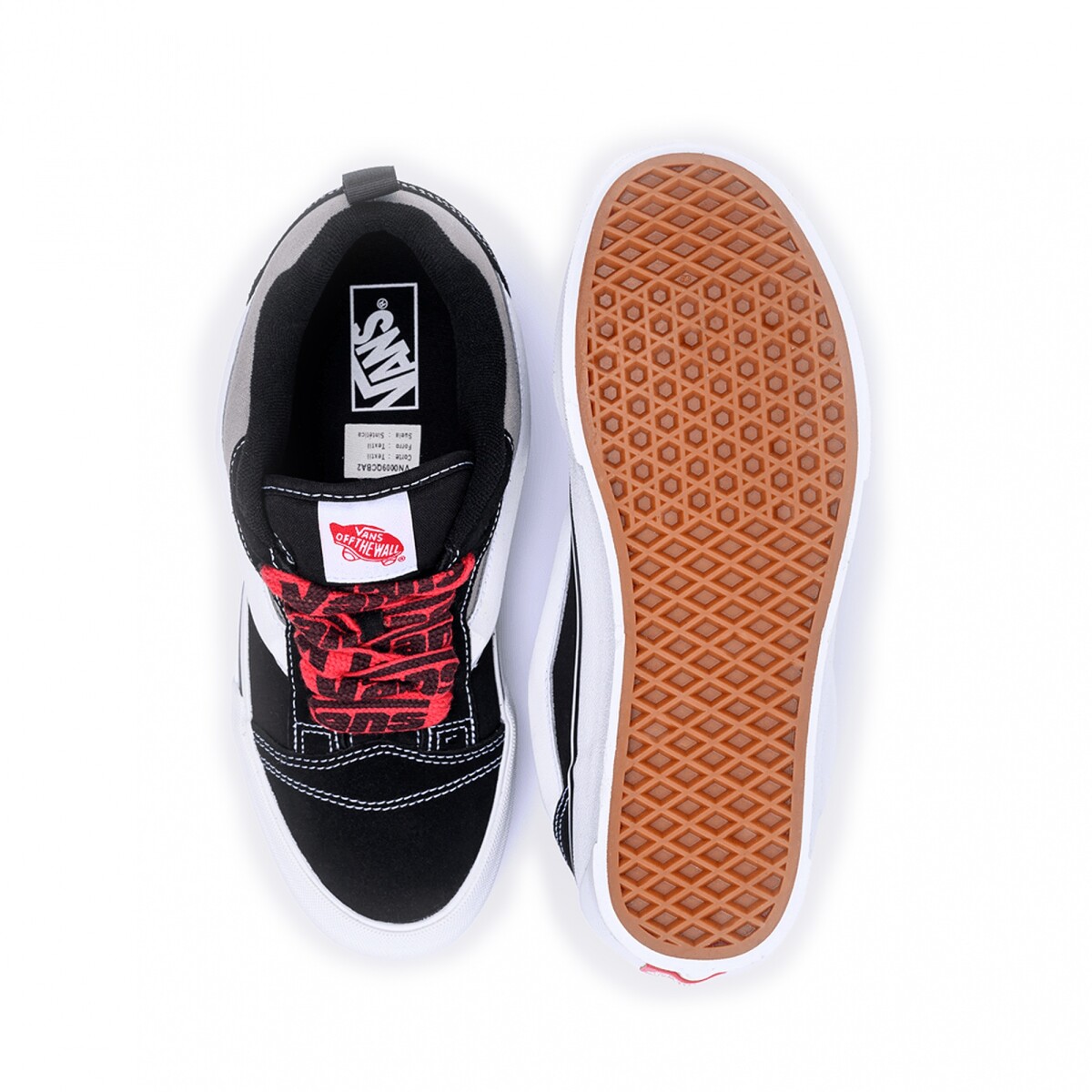 Championes Vans Knu Skool - BLACK/WHITE — Zooko