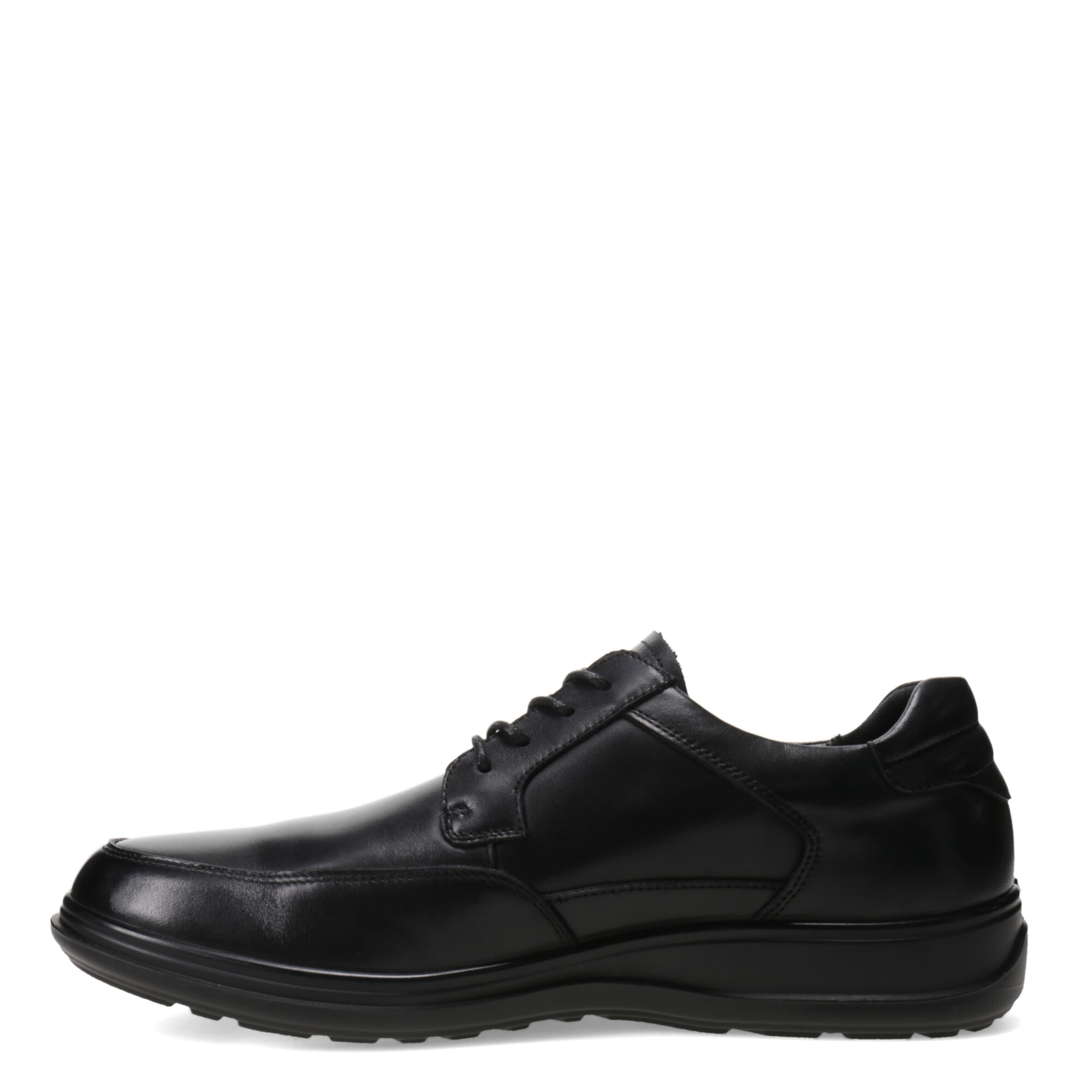 Zapatos de Hombre Branch Stuart De Cuero Acordonado Negro — Stadium
