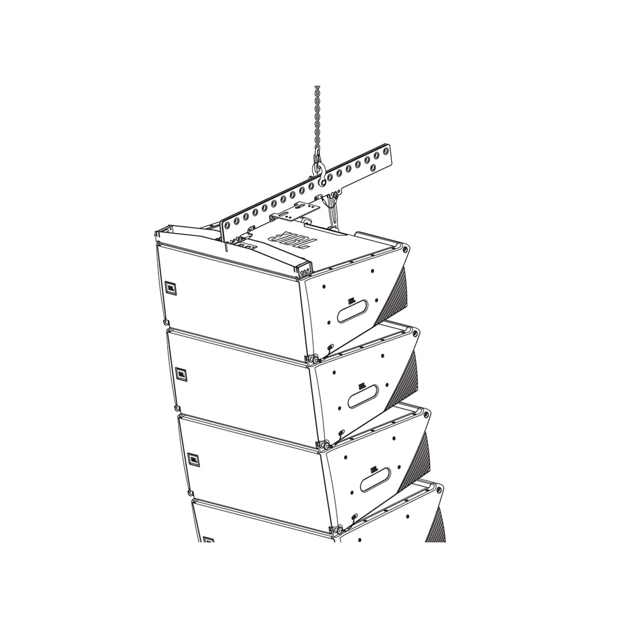 Soporte Line Array Jbl Srx910laaf Array Frame — Palacio de la Música