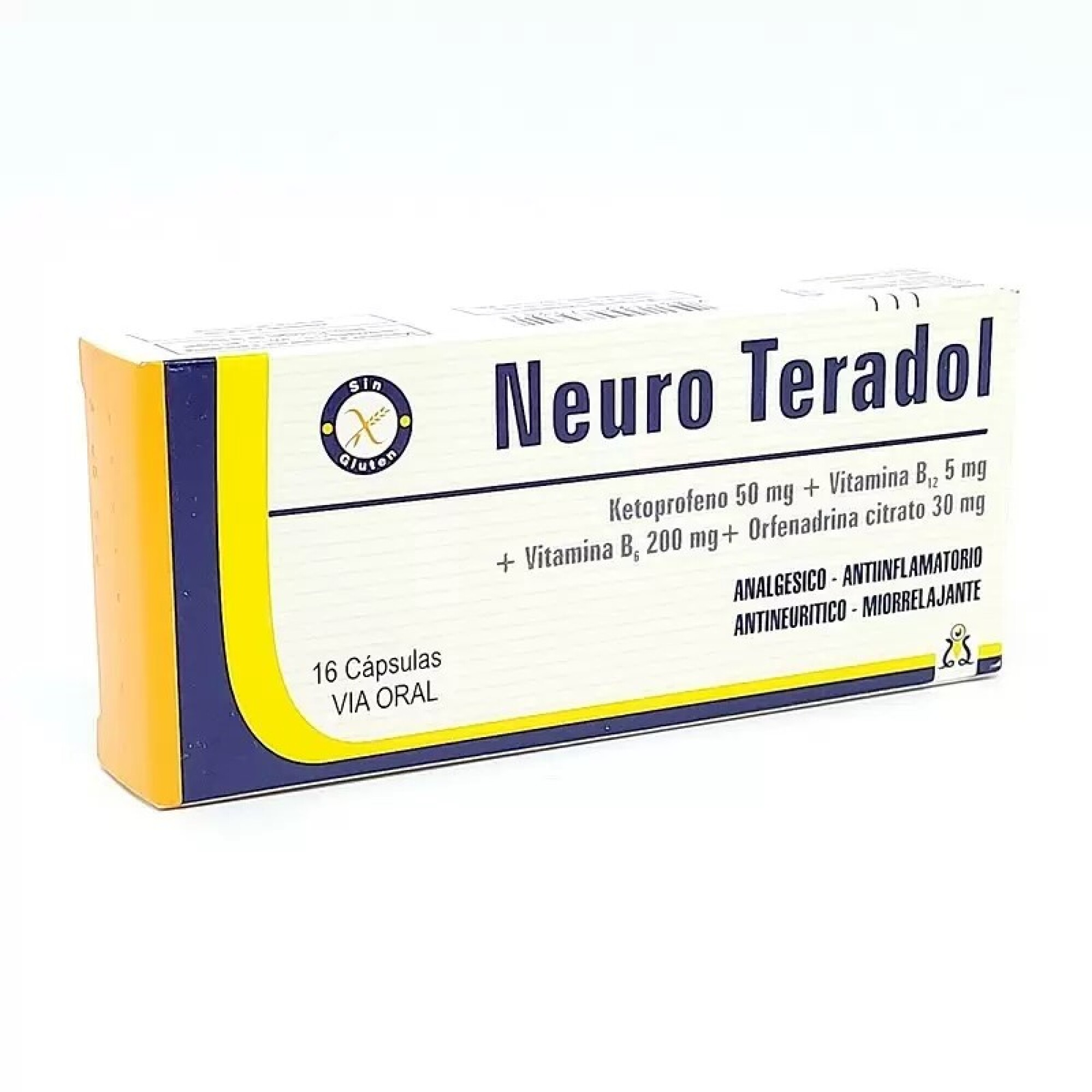 NEURO-TERADOL CJ X 16 CAPSULAS — Farmacenter