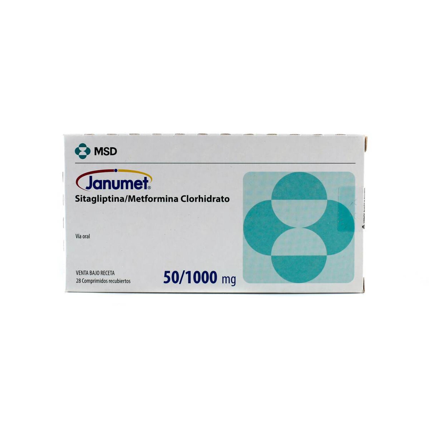 JANUMET 50/1000 MG. CJ X 28 COMP. REC. — Farmacenter