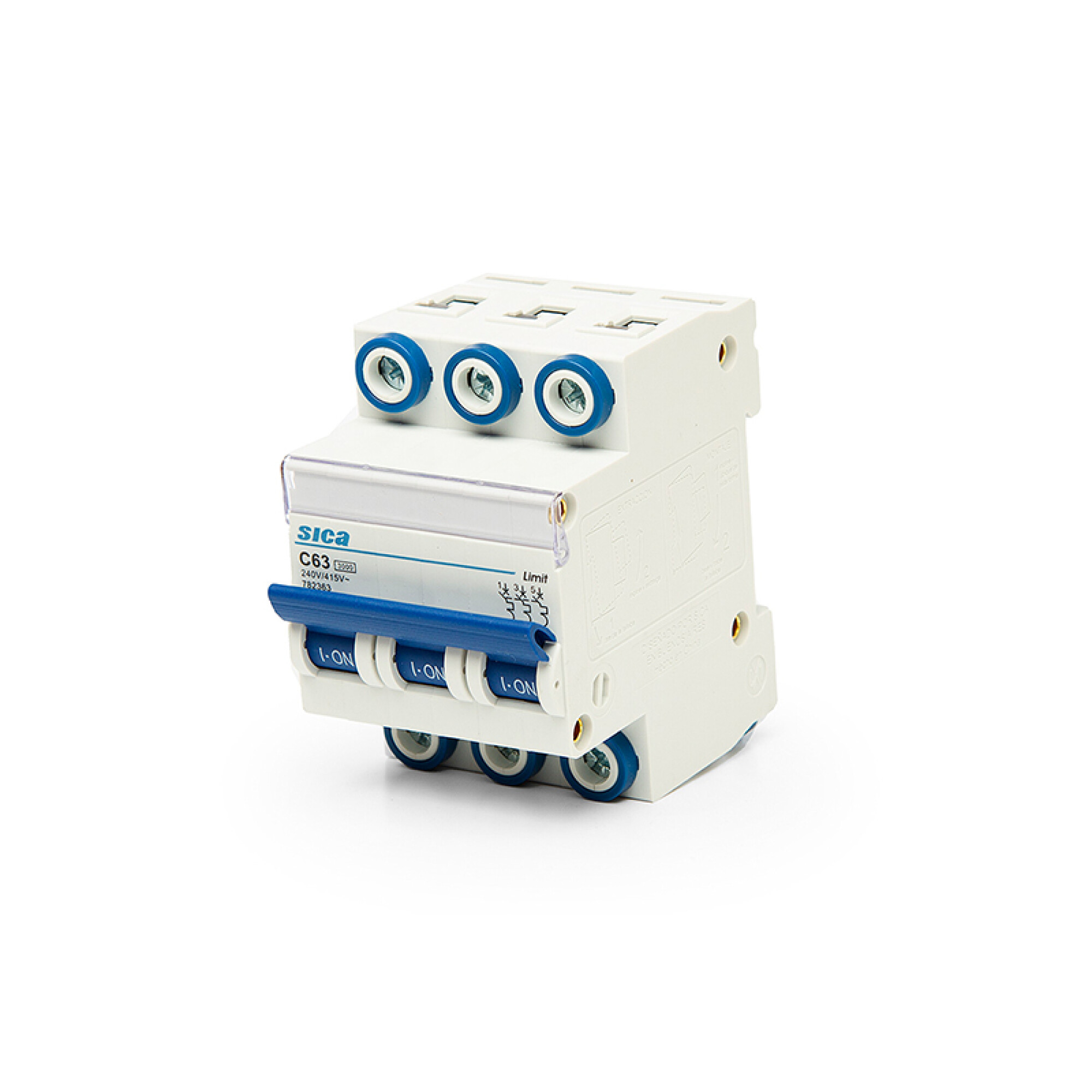 Llave térmica din Sicalimit 3P 63A 3kA - SK2363 — Fivisa