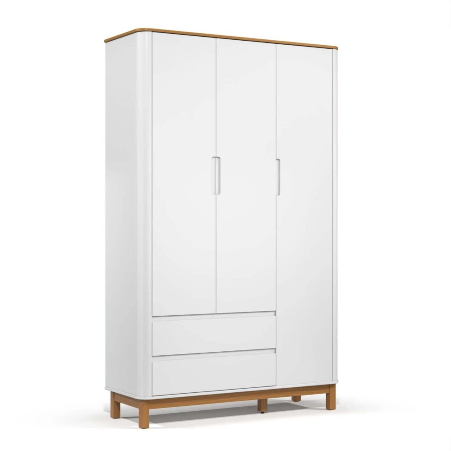 Placard 3 Puertas Mdf Blanco Flow Kids — Divino