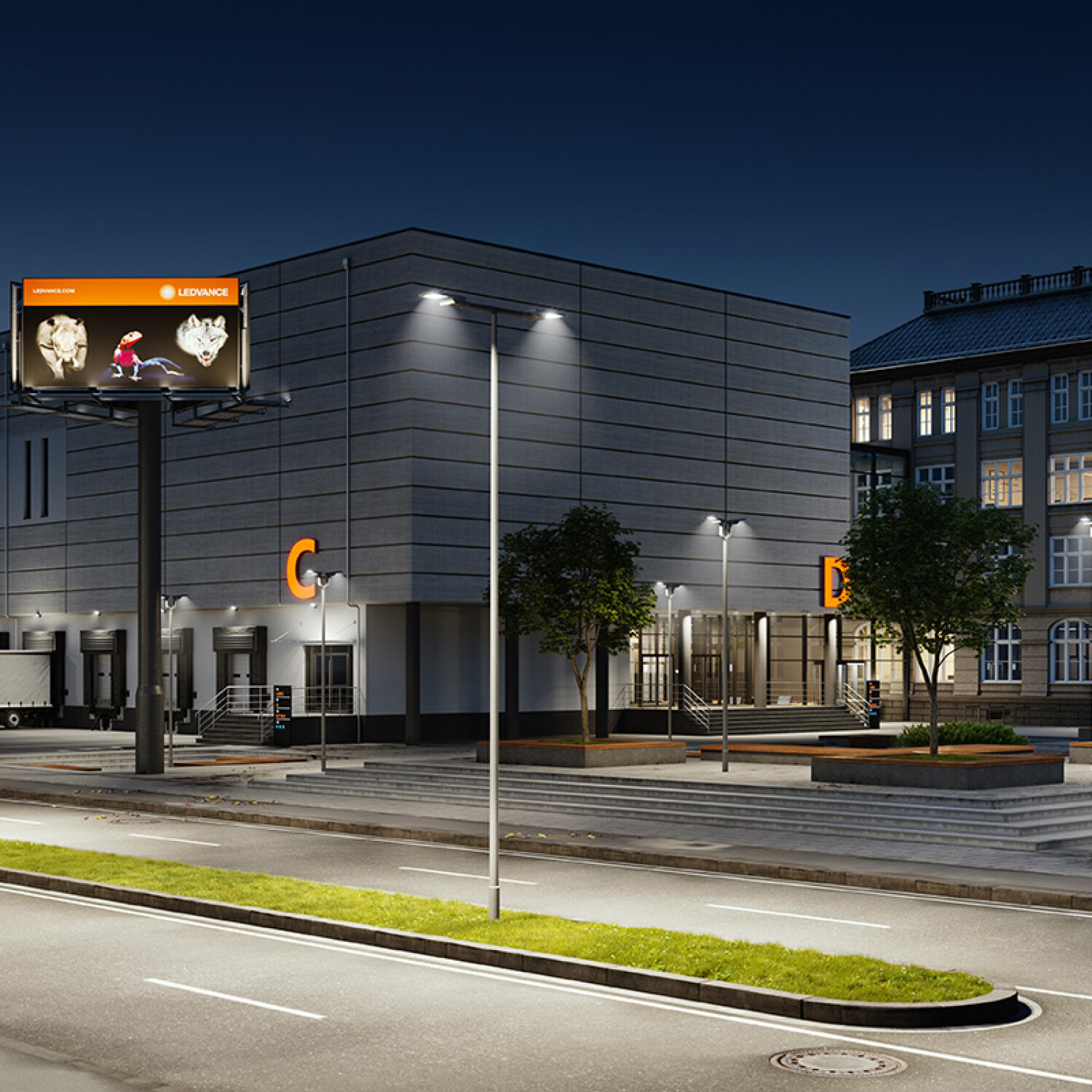 Luminaria Vial LEDVANCE OSRAM Sky 70W — Serlux