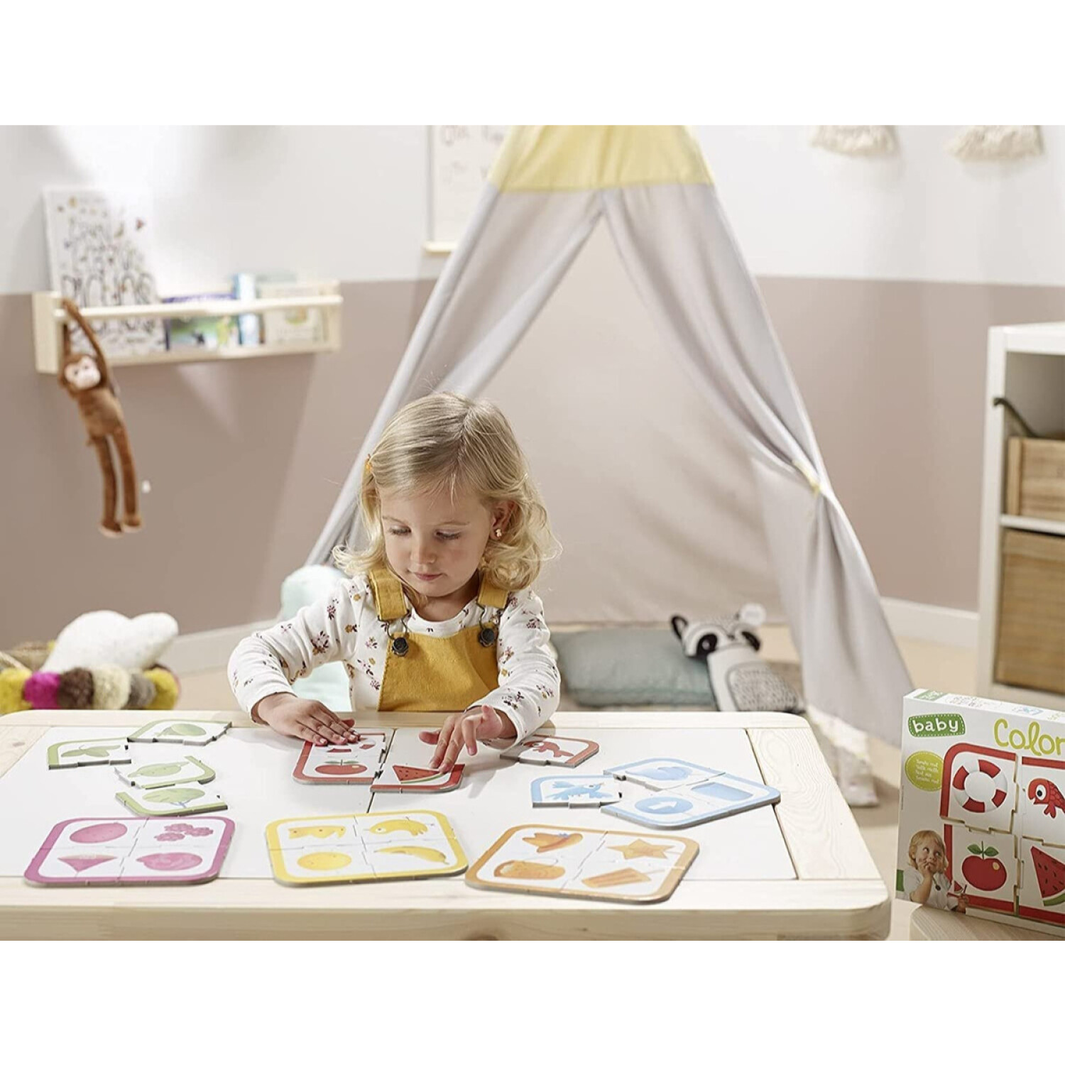 Puzzle Rompecabeza Didactico Aprender Colores Educa Niños — Atrix