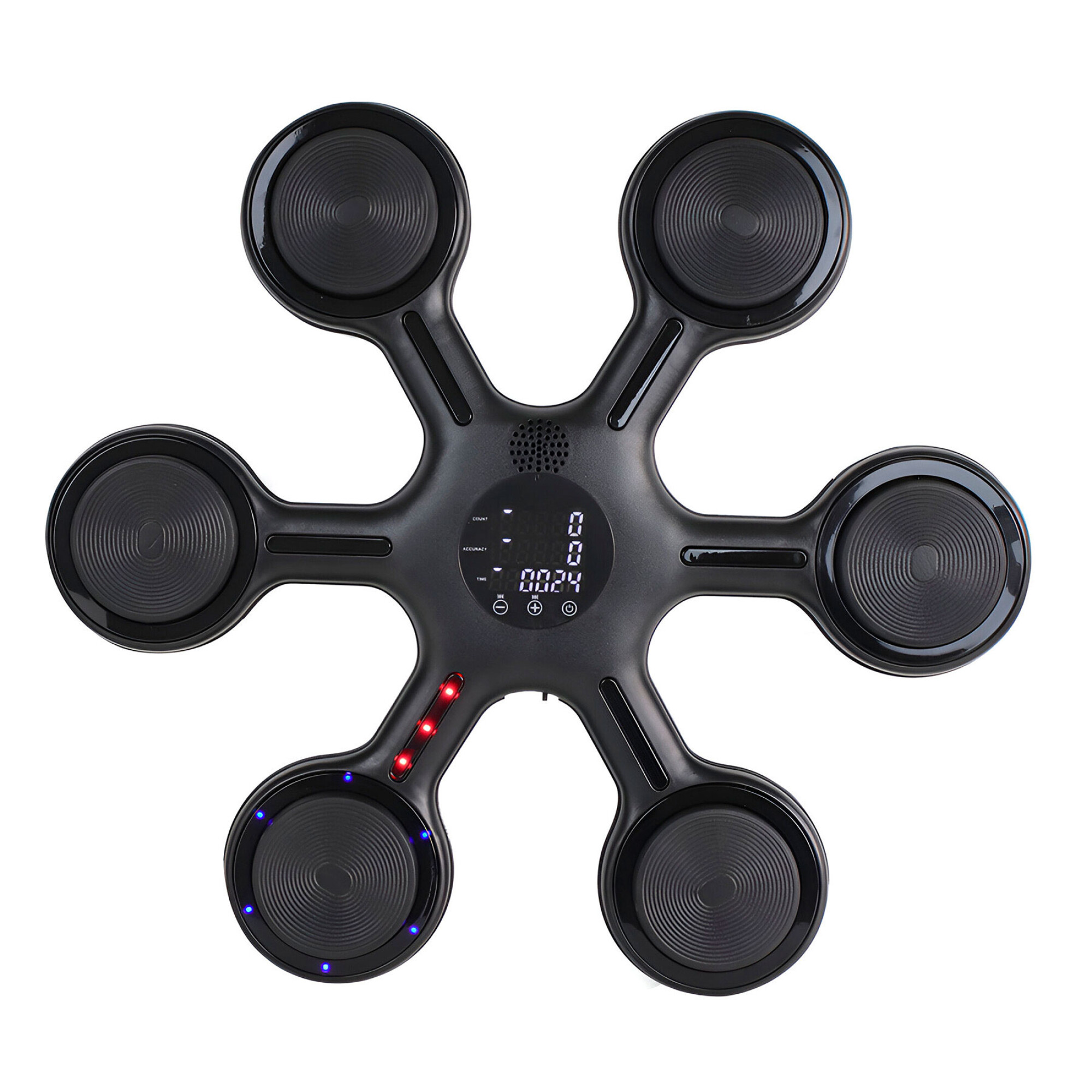 Máquina De Boxeo Bluetooth Música Luces + Guantes Entrena - Color Negro ...