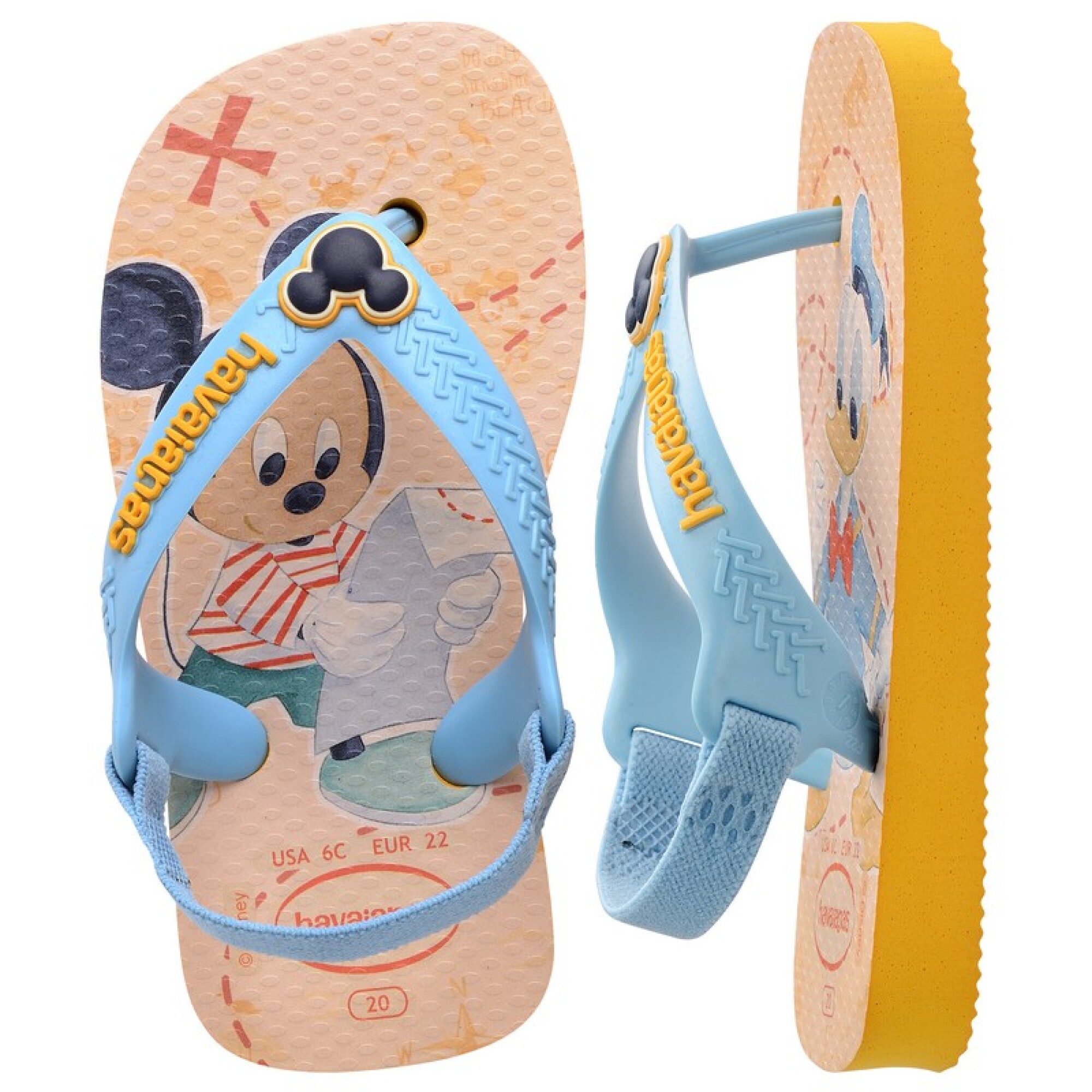 Ojotas Havaianas Baby Disney Classics - Amarillo — Havaianas