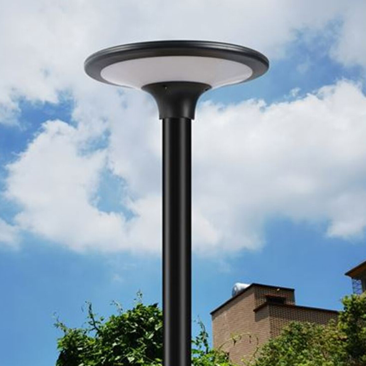 Luminaria LED Solar Park Light Sunflower 20W Luz Neutra — Serlux