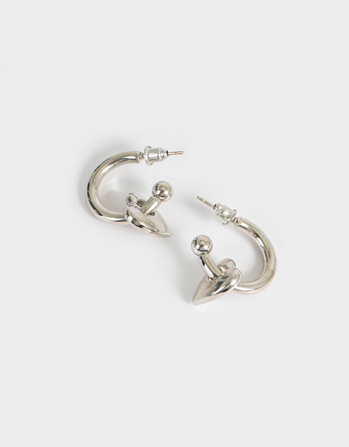 Aros Argolla Con Corazón — Todomoda