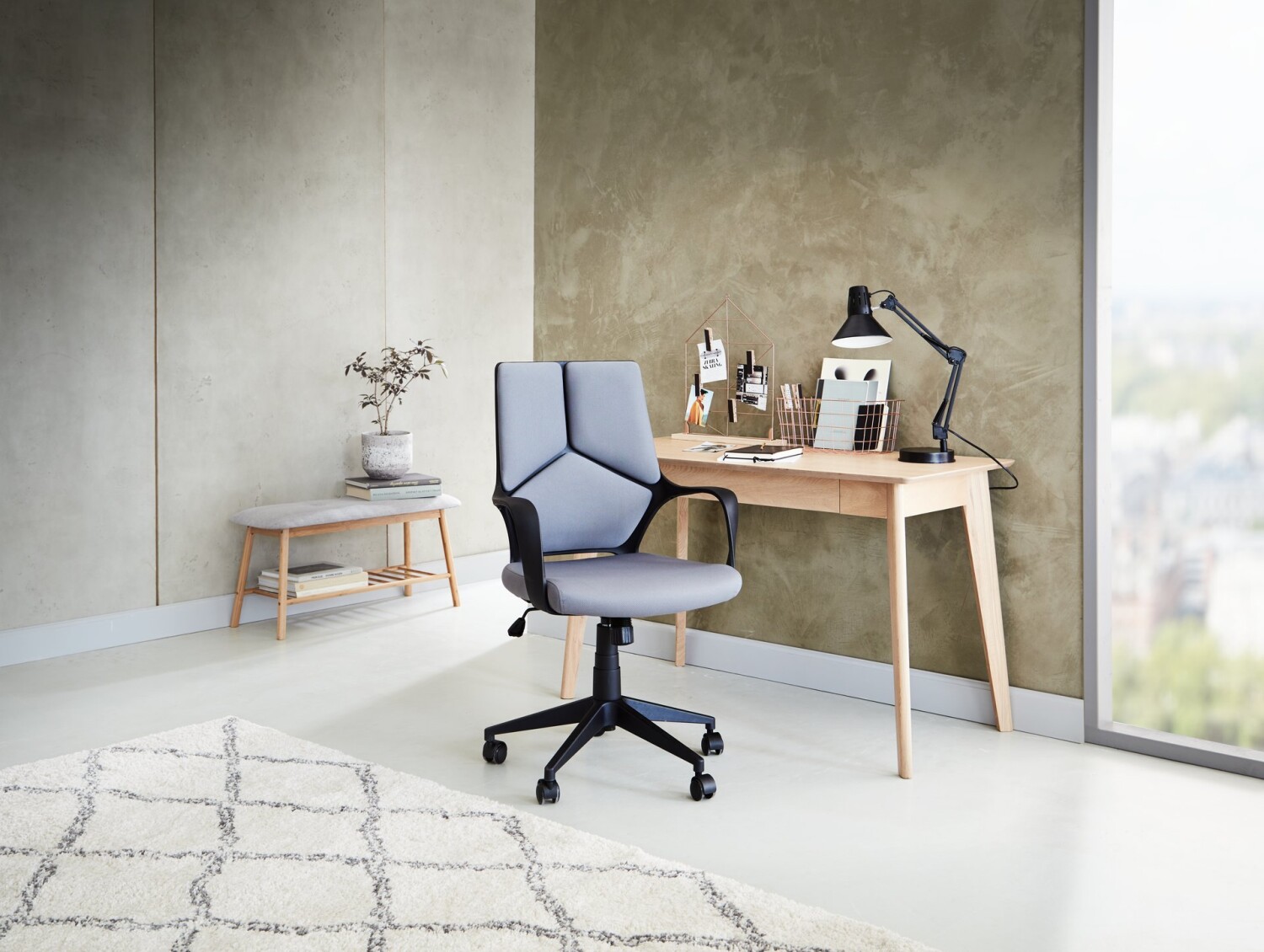 Escritorio KALBY 60x120 roble claro — JYSK