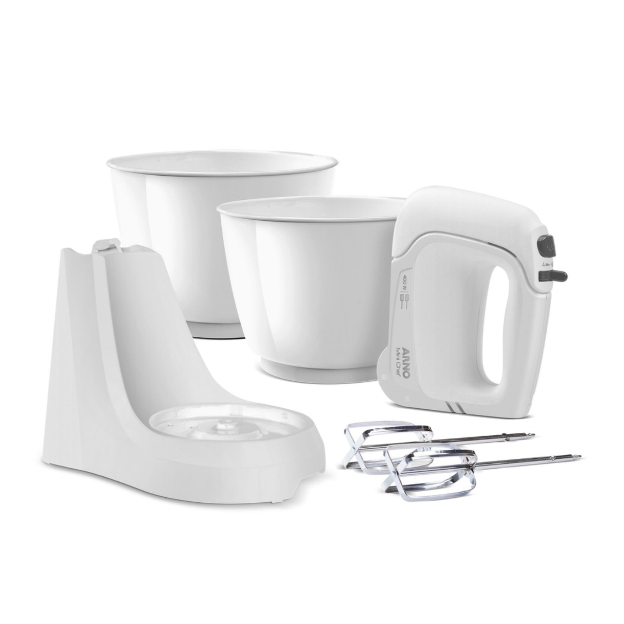 Batidora Arno Mini Chef HM10 4 Velocidad 2BOWL - HM10 Blanca — Bristol