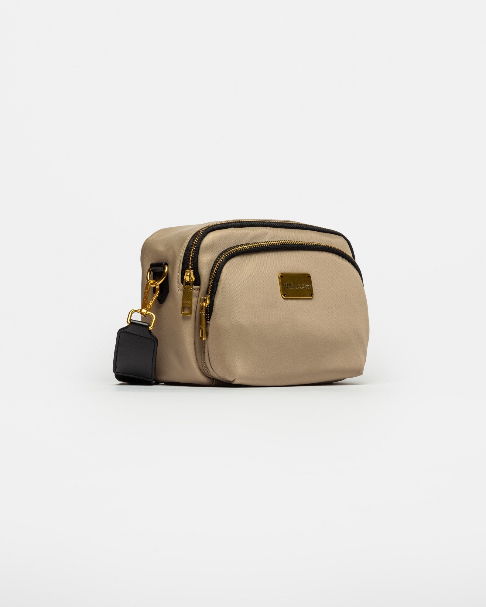 Mini Bag Bolt en Nylon - Taupe — Prüne