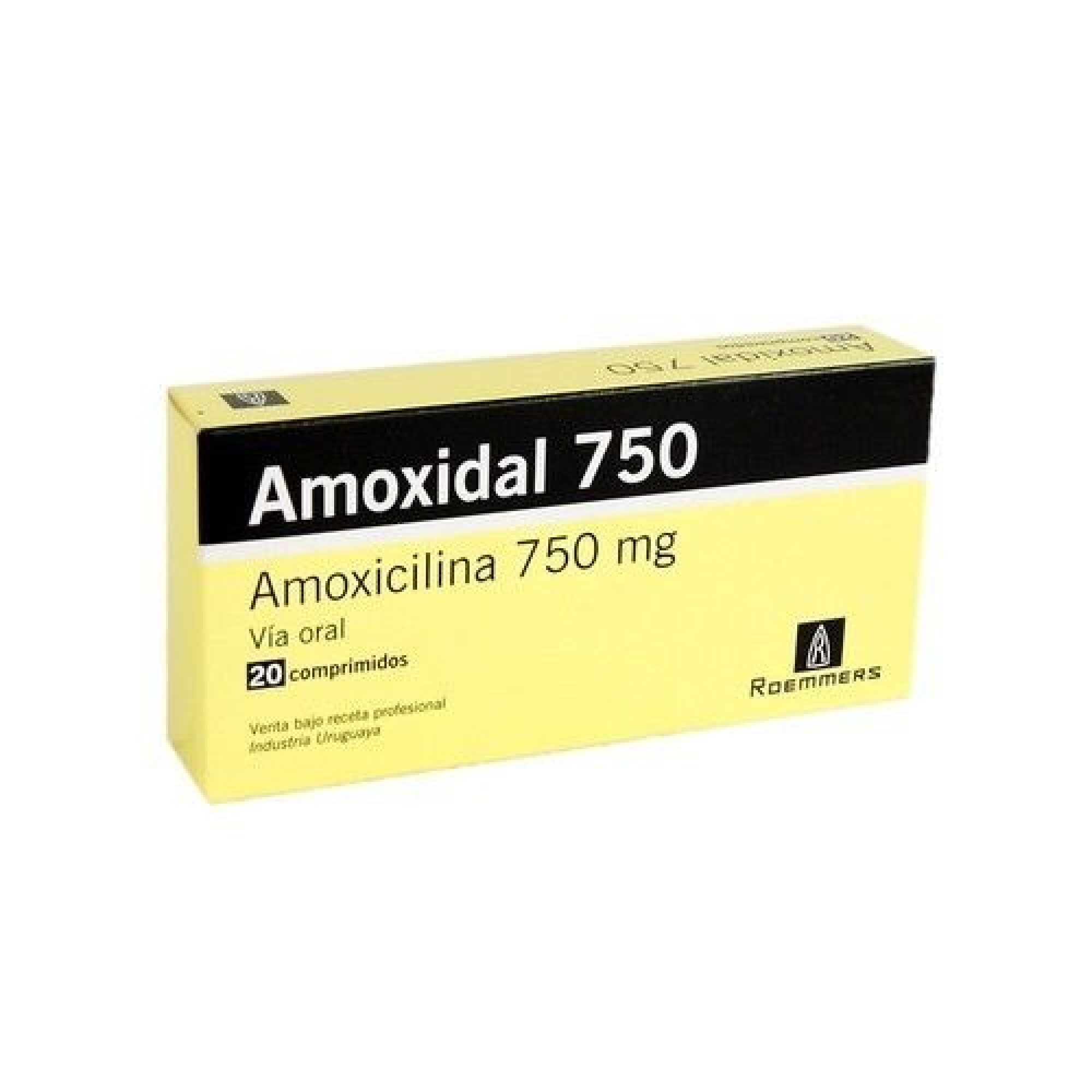 Amoxidal 750 mg 20 comp — Farmacia Parque Miramar