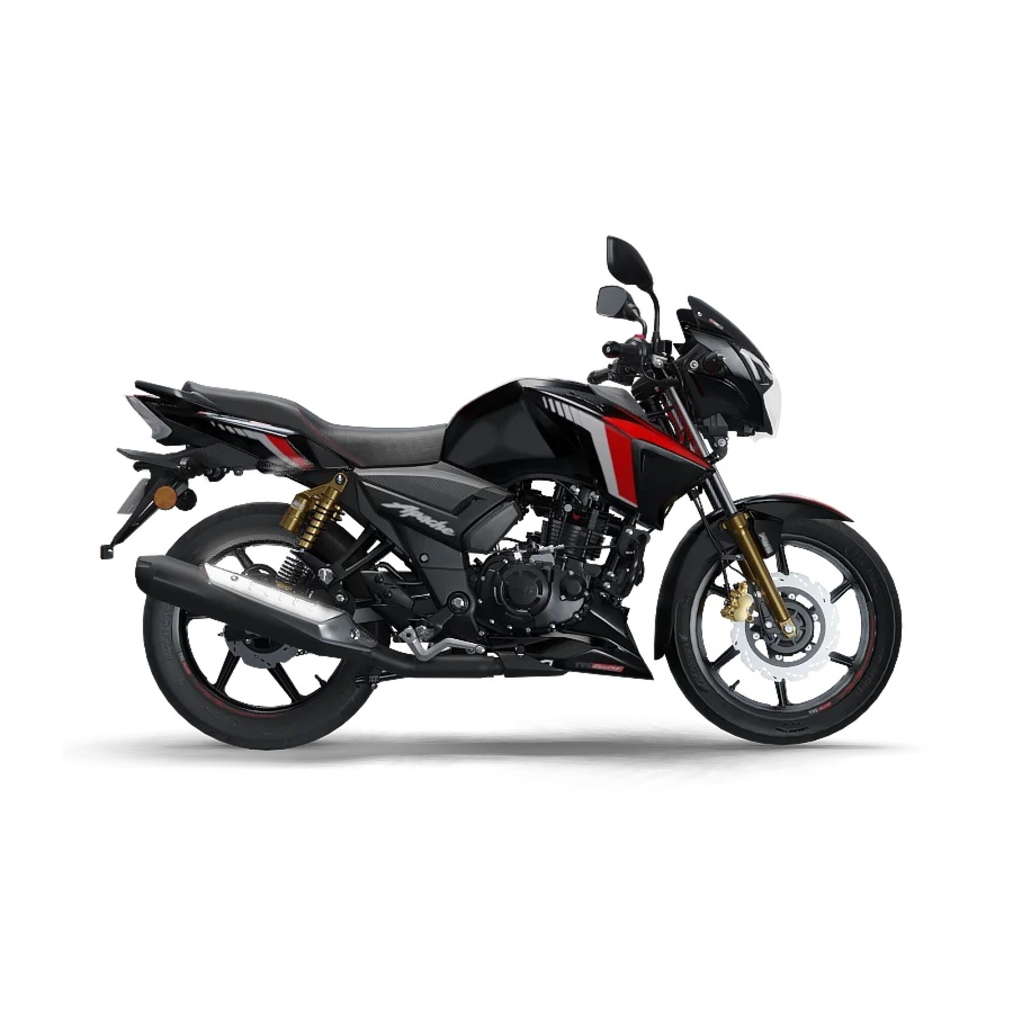 TVS Apache RTR 160 2V - Negro - Reserva — Bike Up