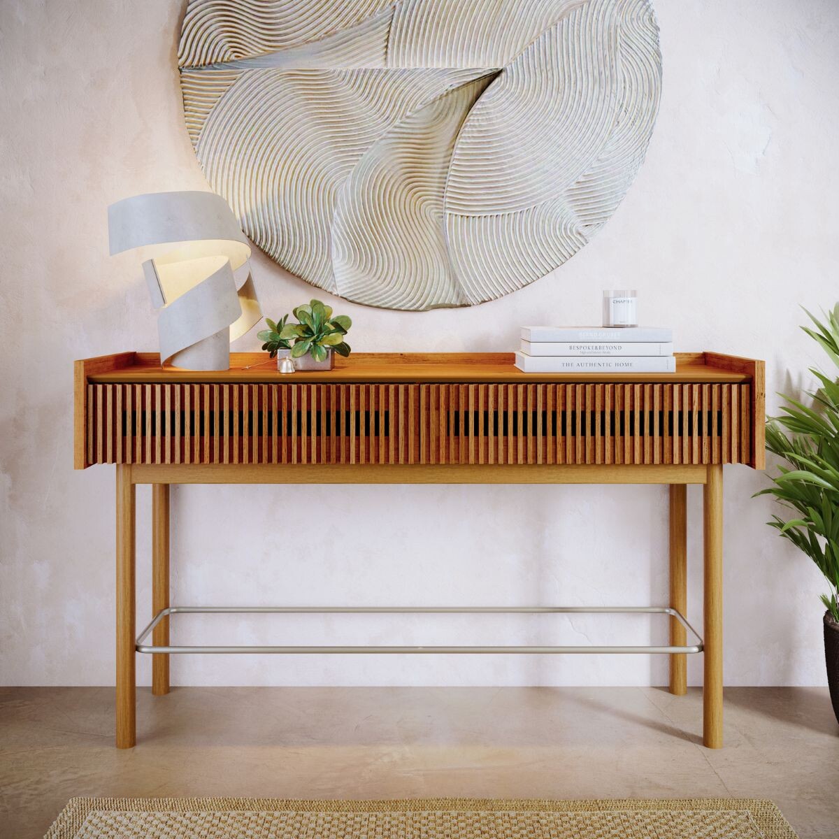 Recibidor Dune - Ripado - Natural — NYR Uruguay