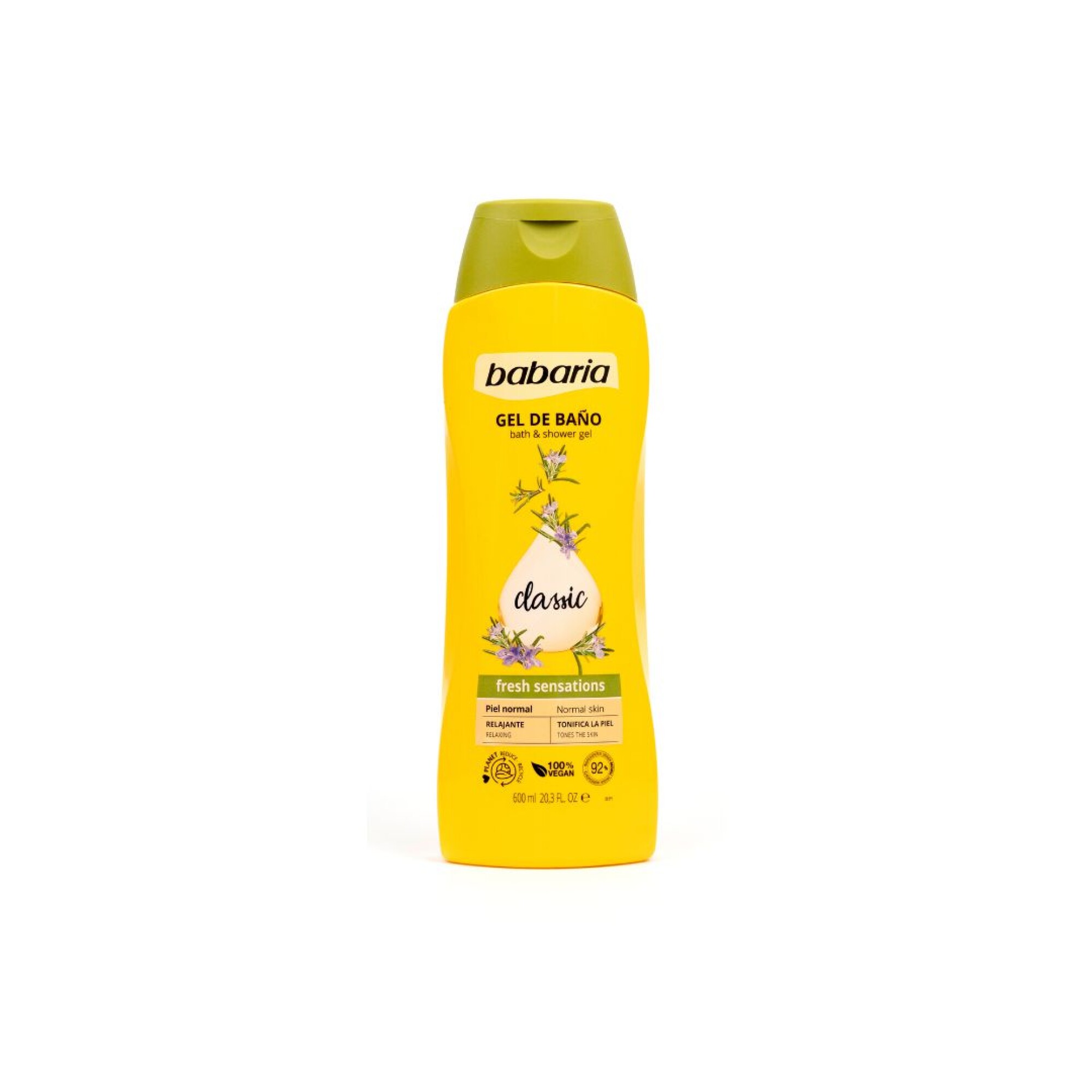 Gel de baño Babaria x 600 ml - Classic — Zuria
