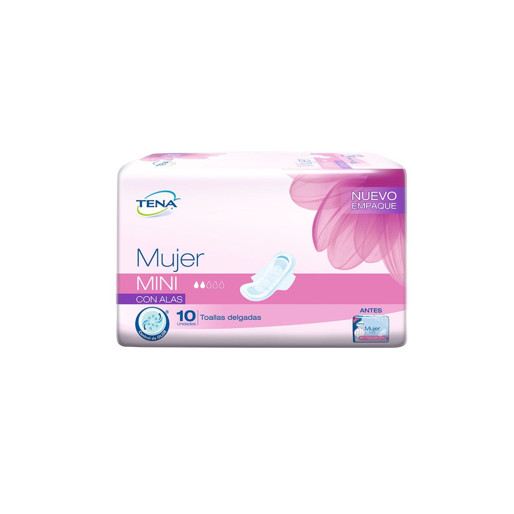 TENA MUJER TOALLA P/ INCONTINENCIA MINI — Farmacenter