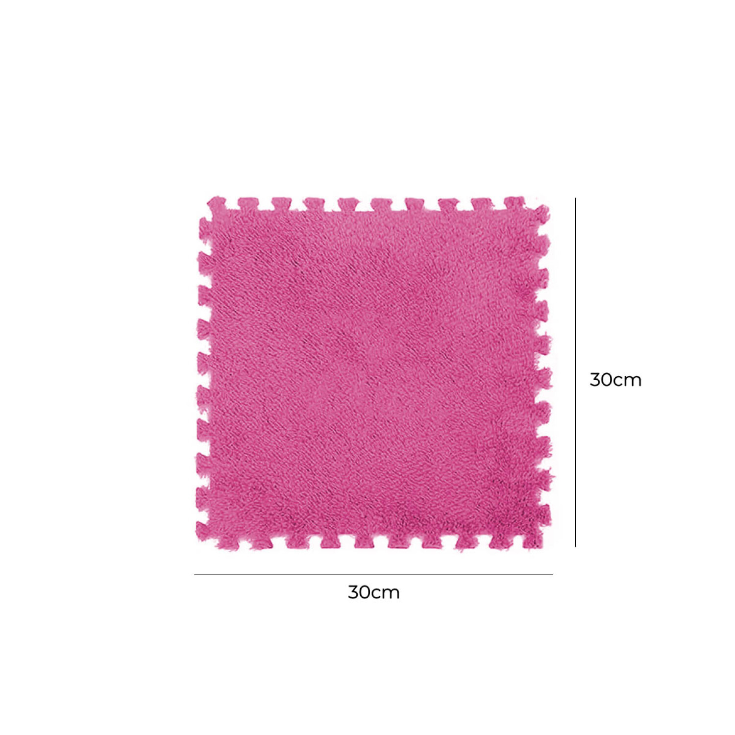 Set X20 Tatami Alfombra Suave Plush Piso Encastrable - Rosa — El Rey ...