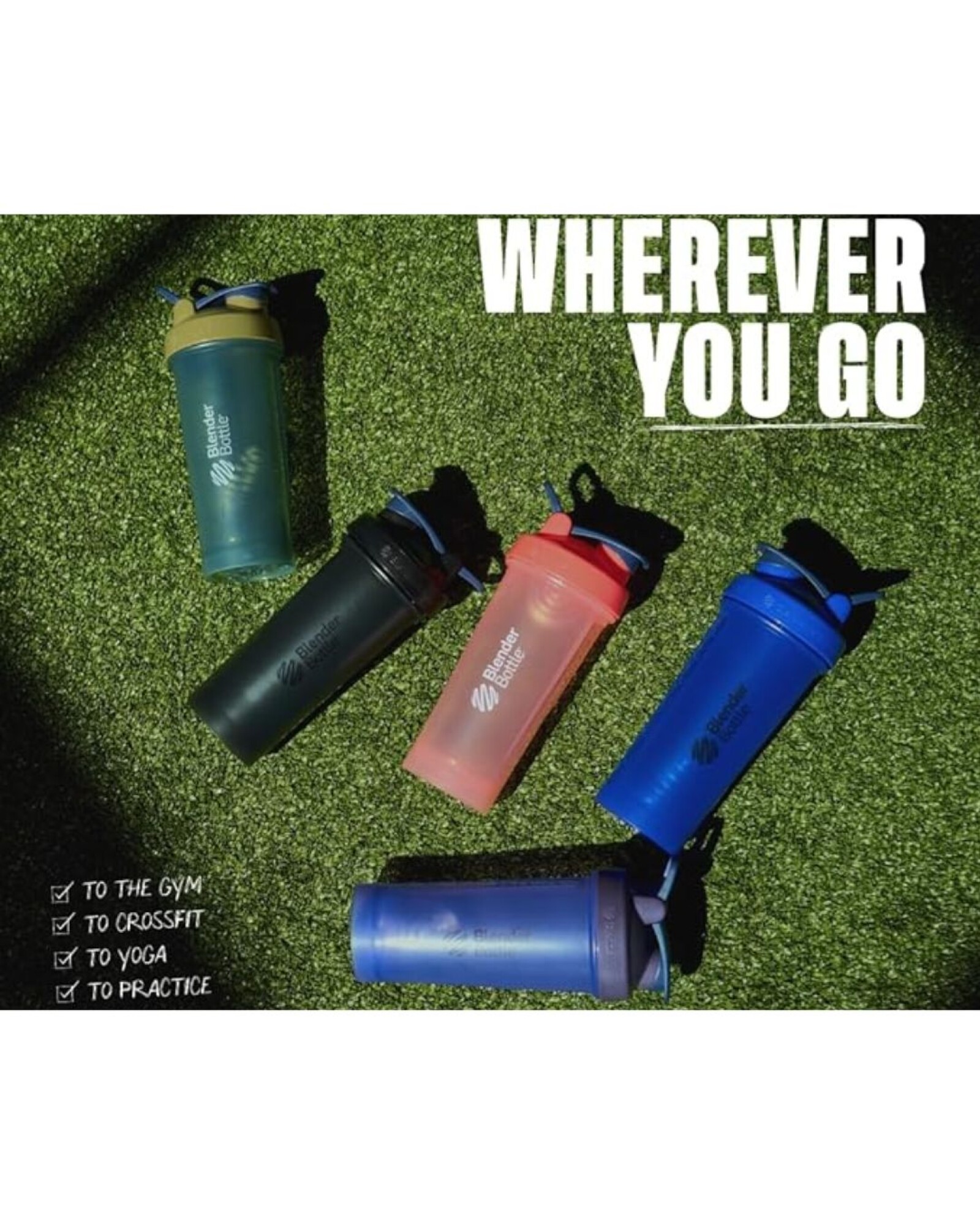 Shaker Classic 600ml BlenderBottle - Azul Oscuro — Wikimúsculos