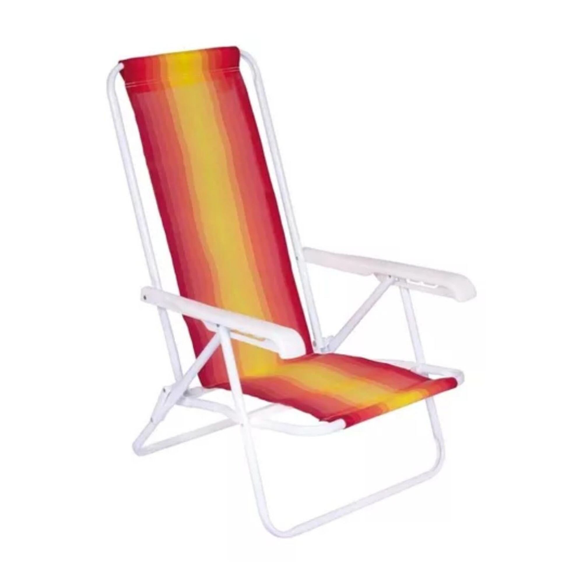 Reposera Silla Plegable Mor 8 Posiciones En Aluminio Durable — Brillante