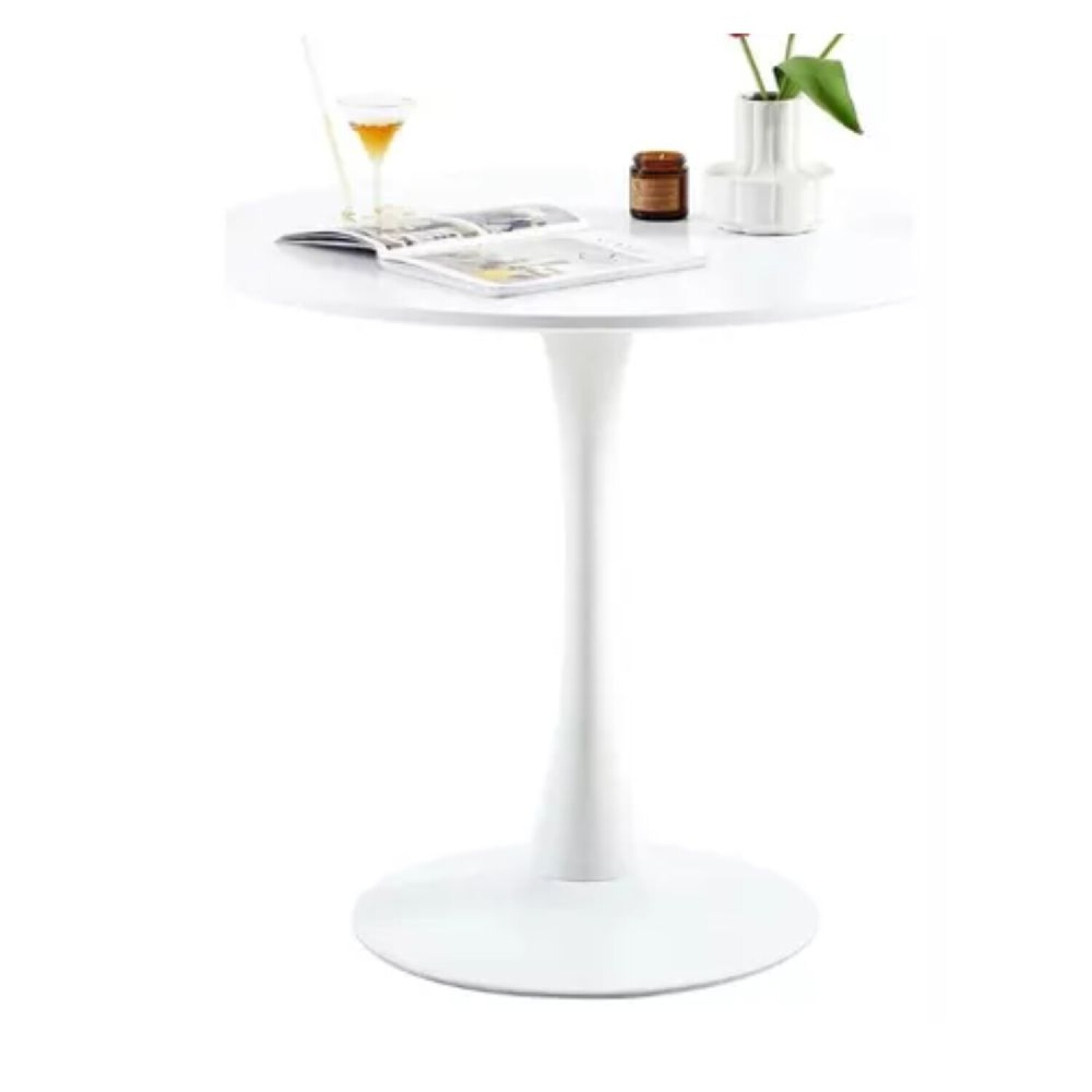 Mesa Tulip 60 cm - Blanco — La Cueva Muebles