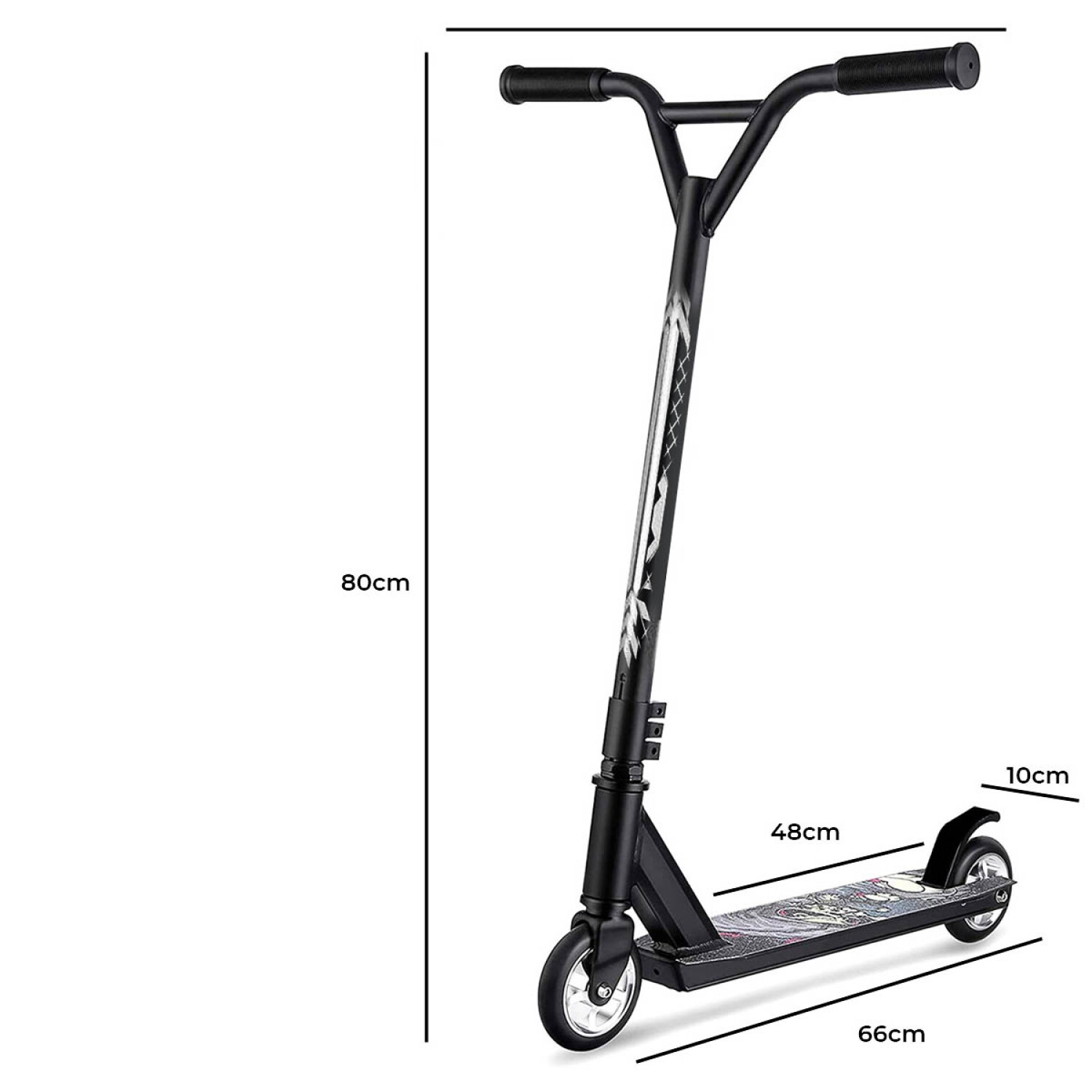 Monopatín Scooter Freestyle Acrobático Reforzado PU - Azul — El Rey del ...