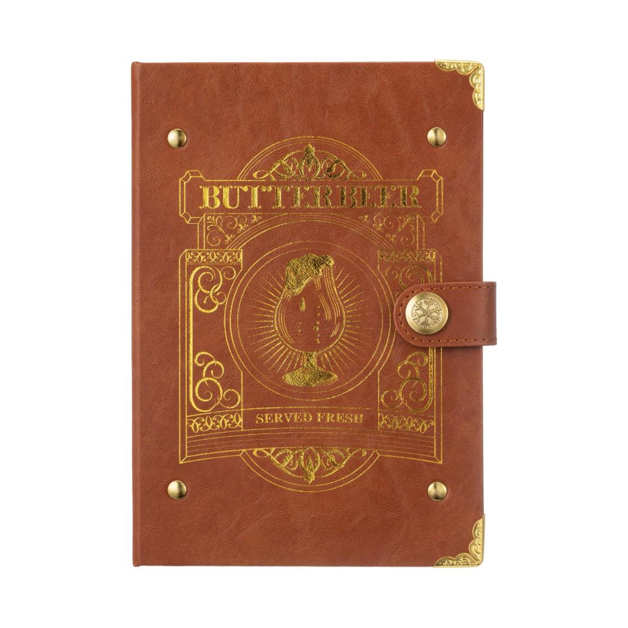 Cuaderno cuerina Harry Potter - marrón — Miniso Uruguay