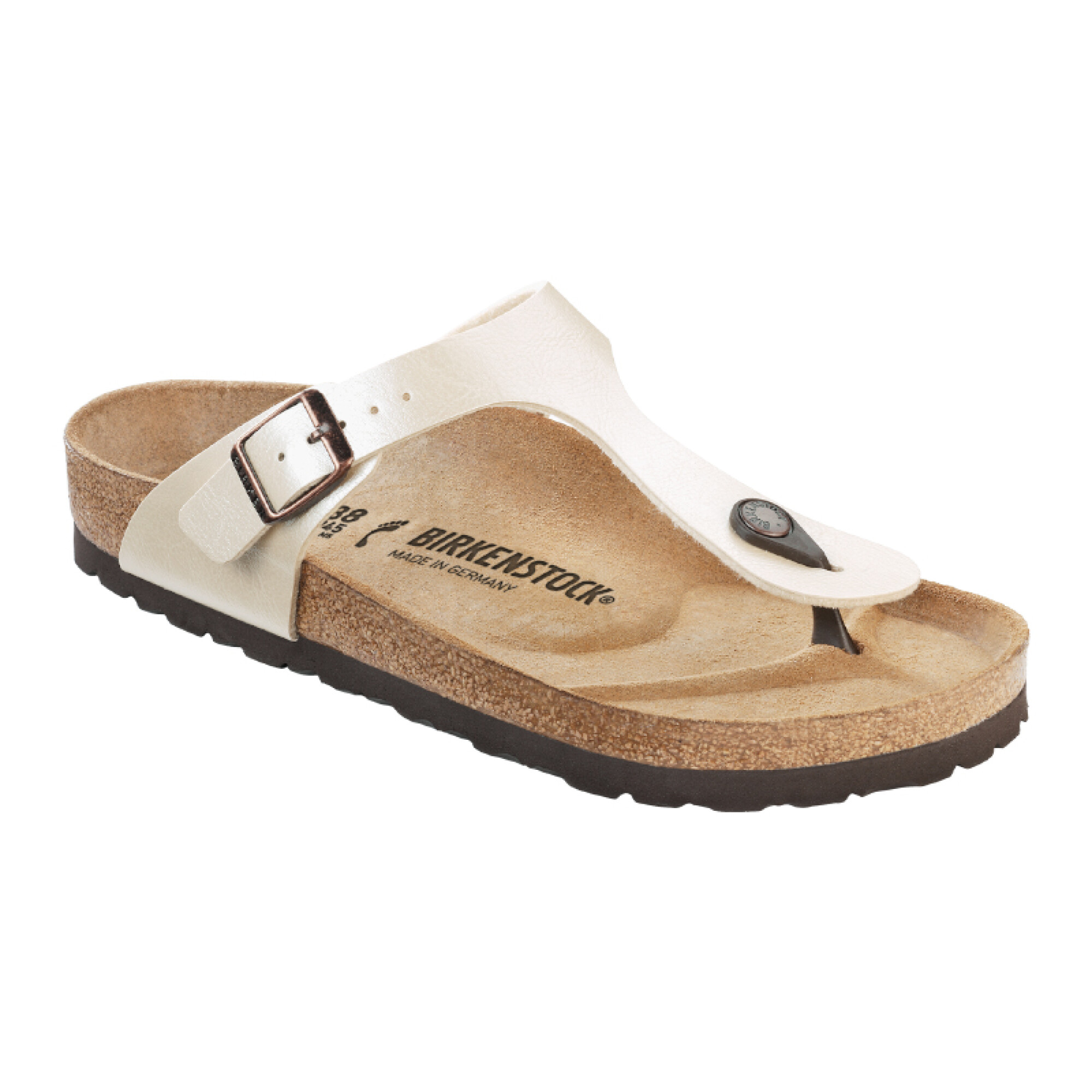 Sandalia Gizeh Birko-Flor - Regular - Blanco — Birkenstock