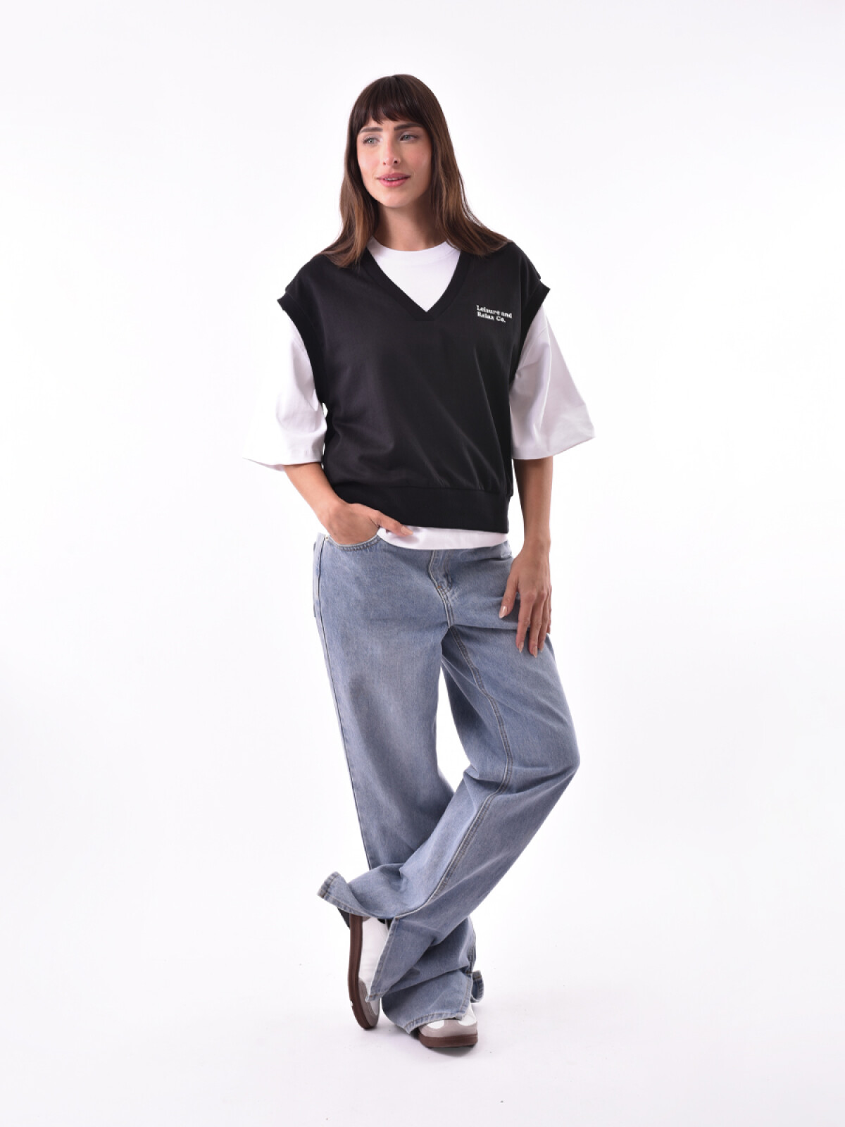 CHALECO ISABEL - NEGRO — Guapa