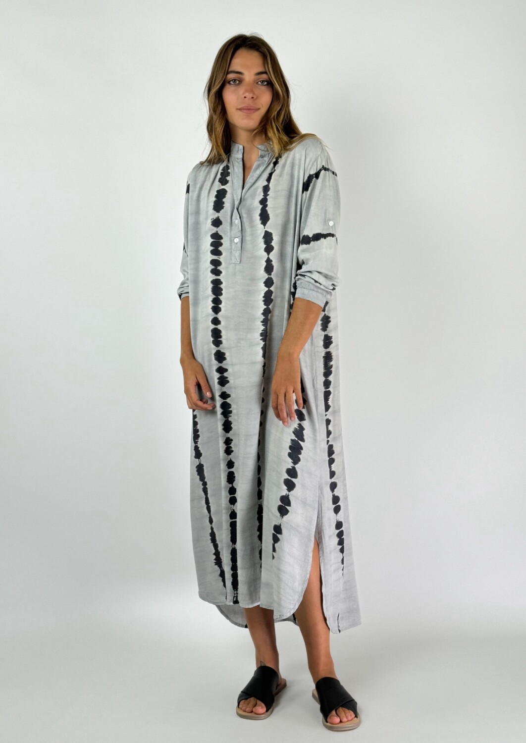 VESTIDO KARANDA - GRIS — Panthai