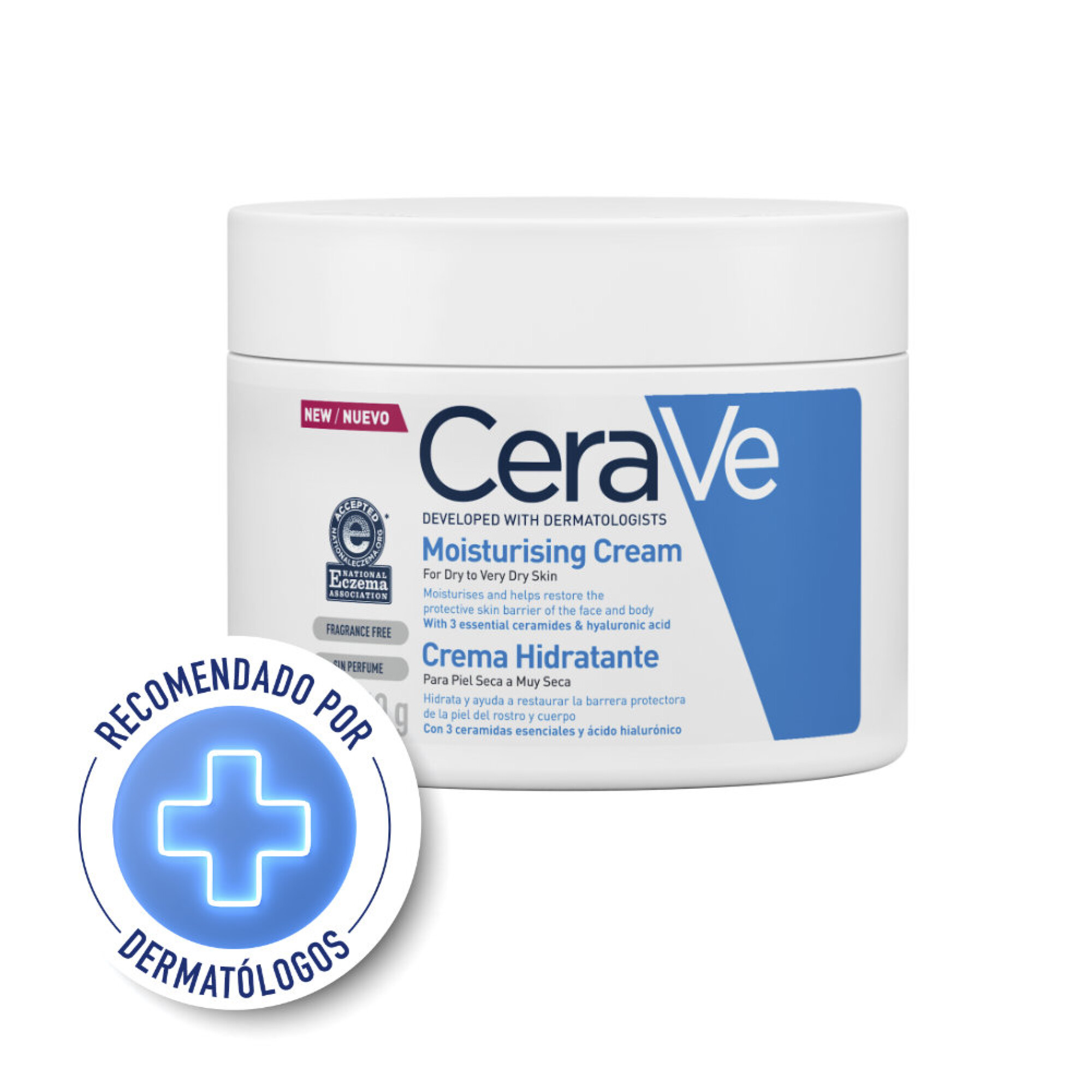 Crema Hidratante Corporal CeraVe Piel Seca a Extra Seca 340g — San Roque