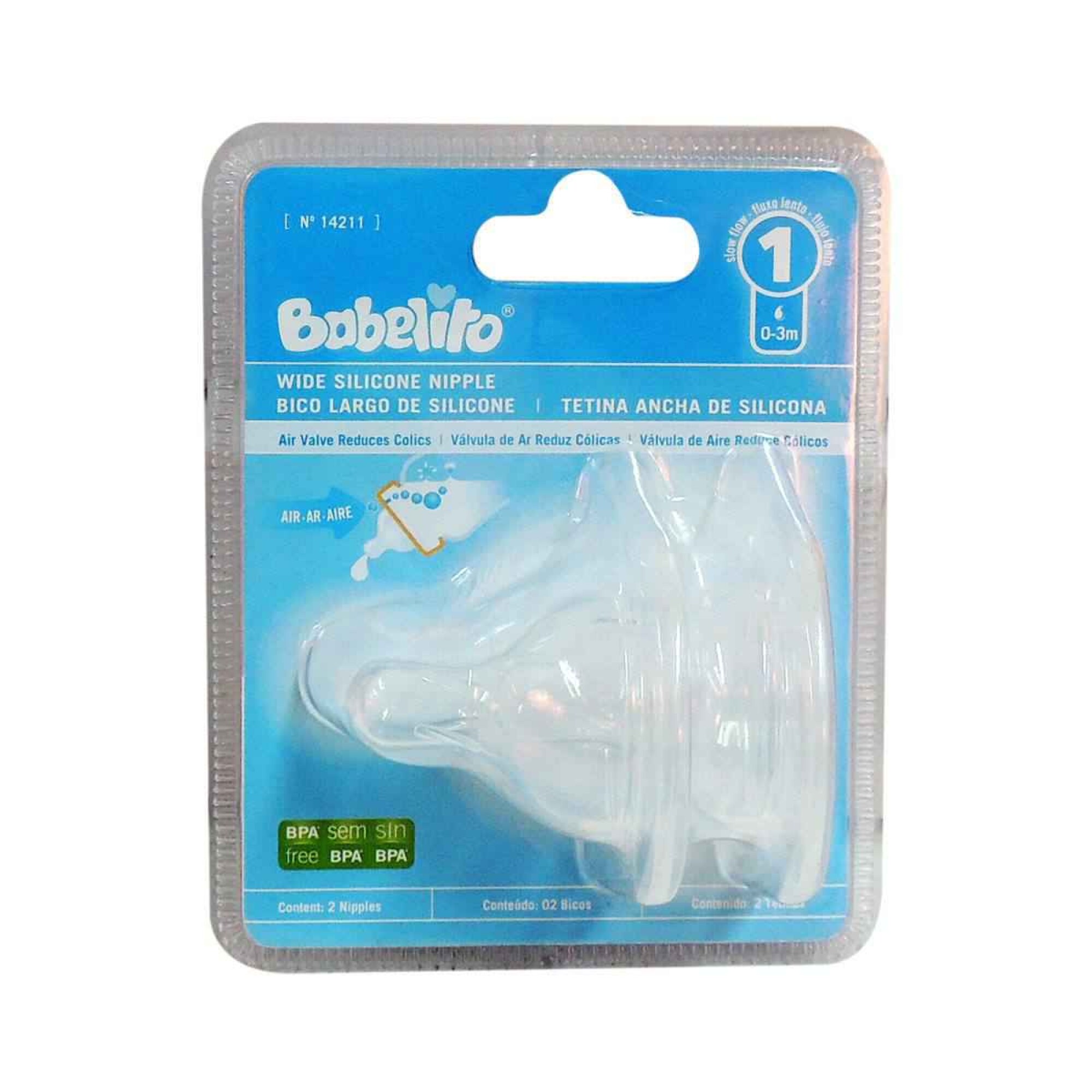 BABELITO TETINA BOCA ANCHA BISTER X2 UNI — Farmacenter