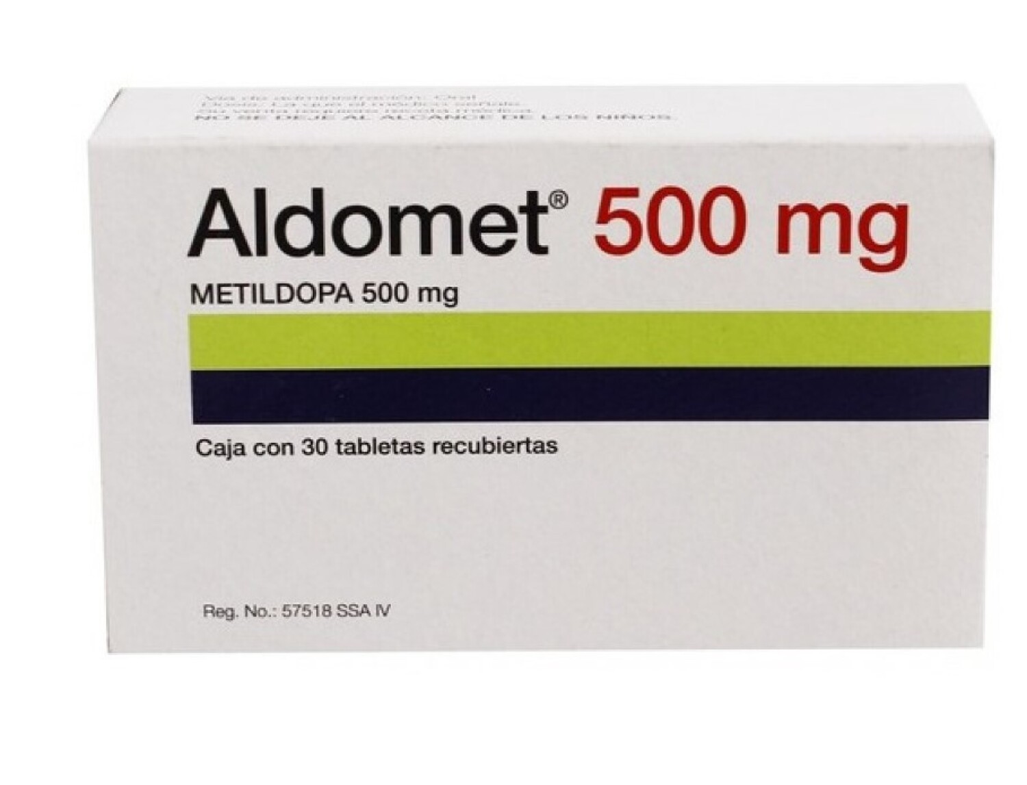 Aldomet 500mg x 30 COM — San Roque