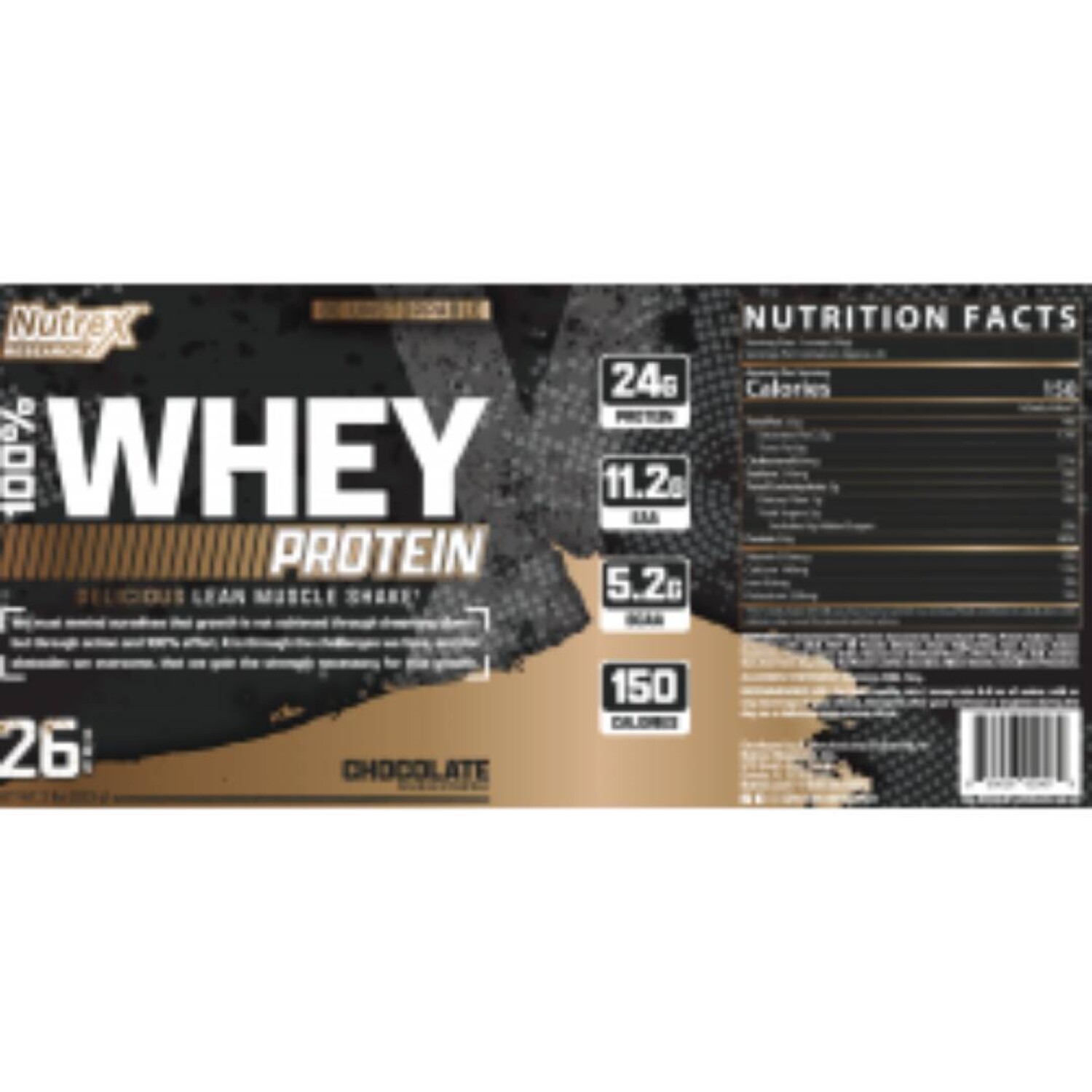 Whey Protein Nutrex Research Chocolate - 2lb — Tienda Soy Santander