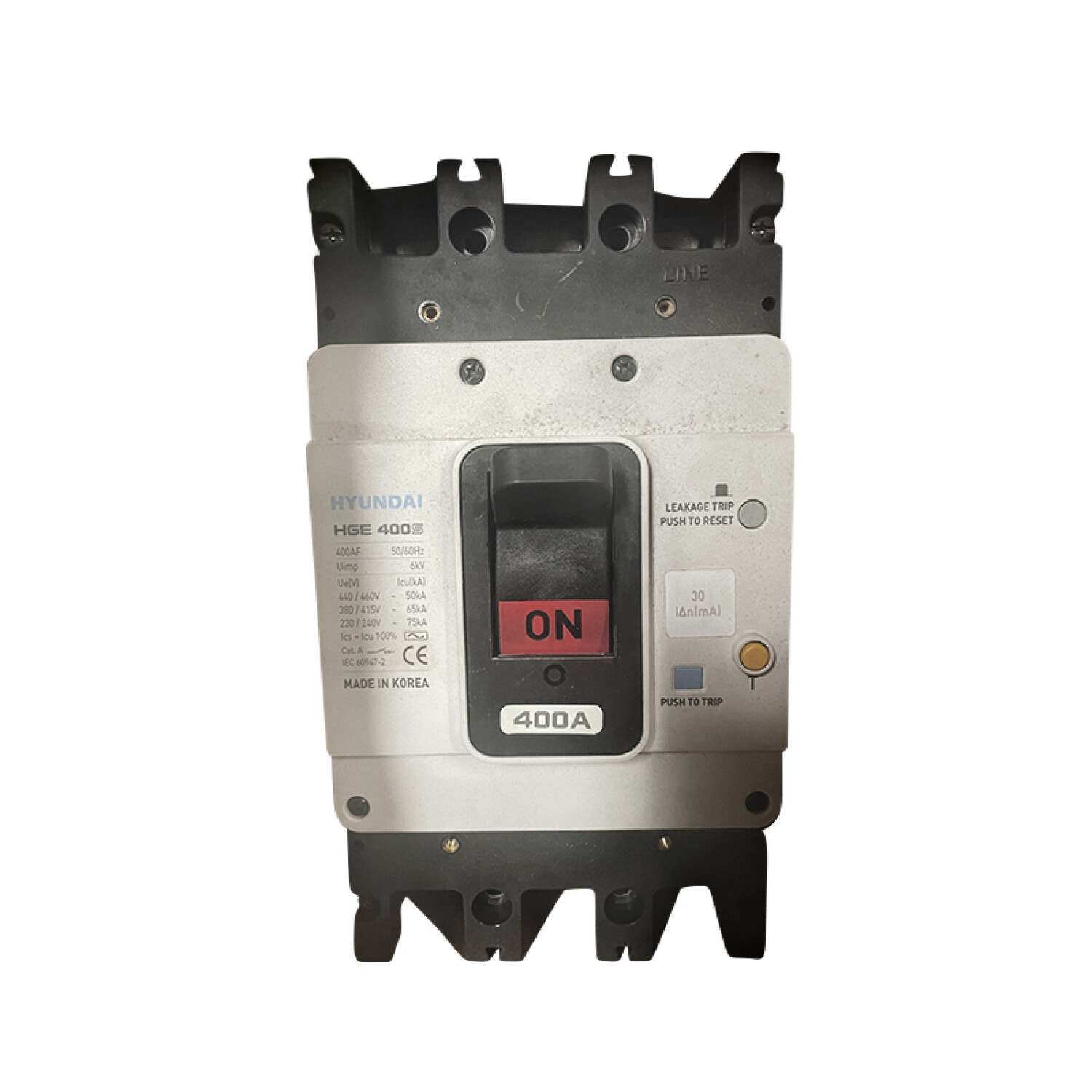 Interruptor termodiferencial 3P 400A 65kA - HY4520 — Fivisa