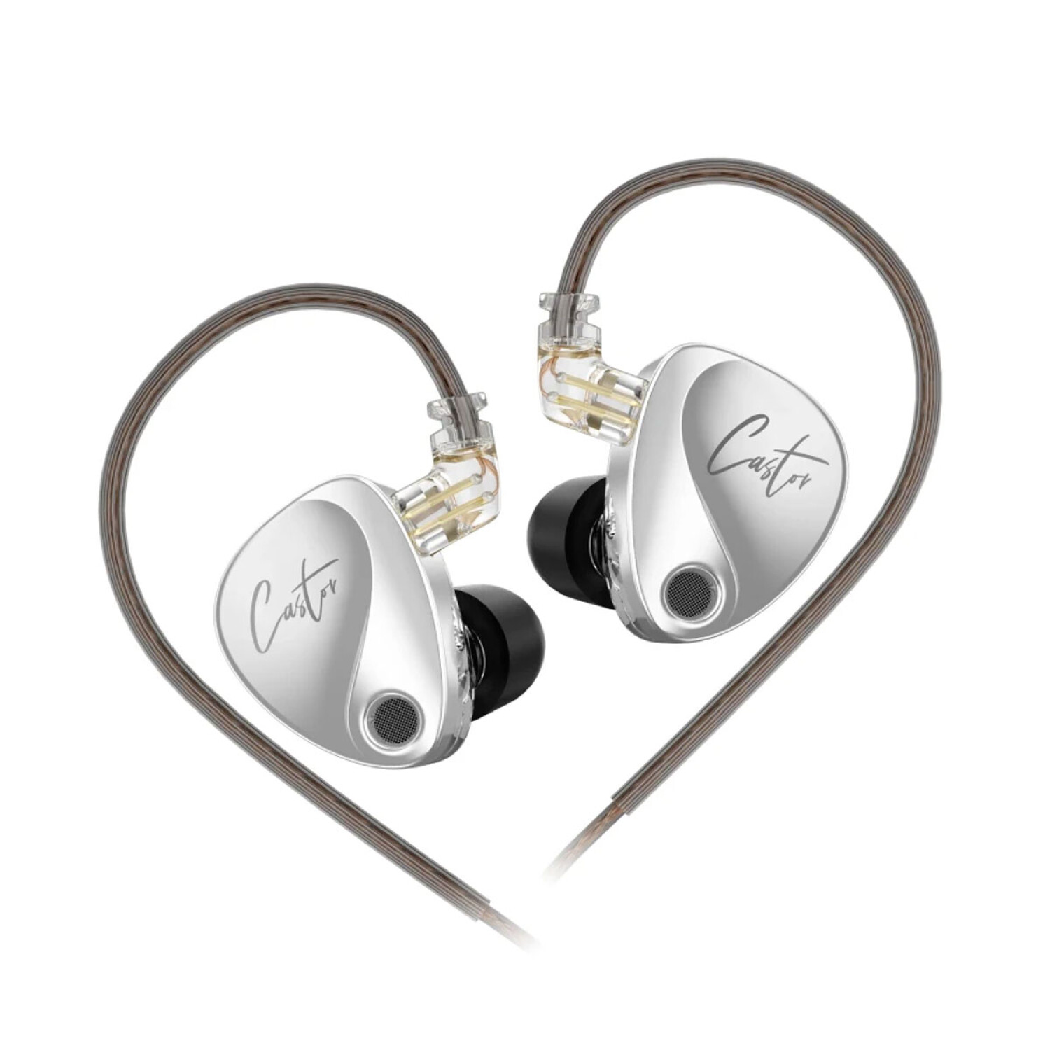 Auriculares In Ear Kz Castor Better Bass Silver — Palacio de la Música