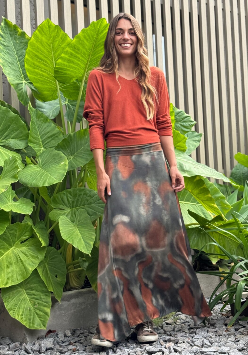 POLLERA FLOYD - VERDE — Panthai