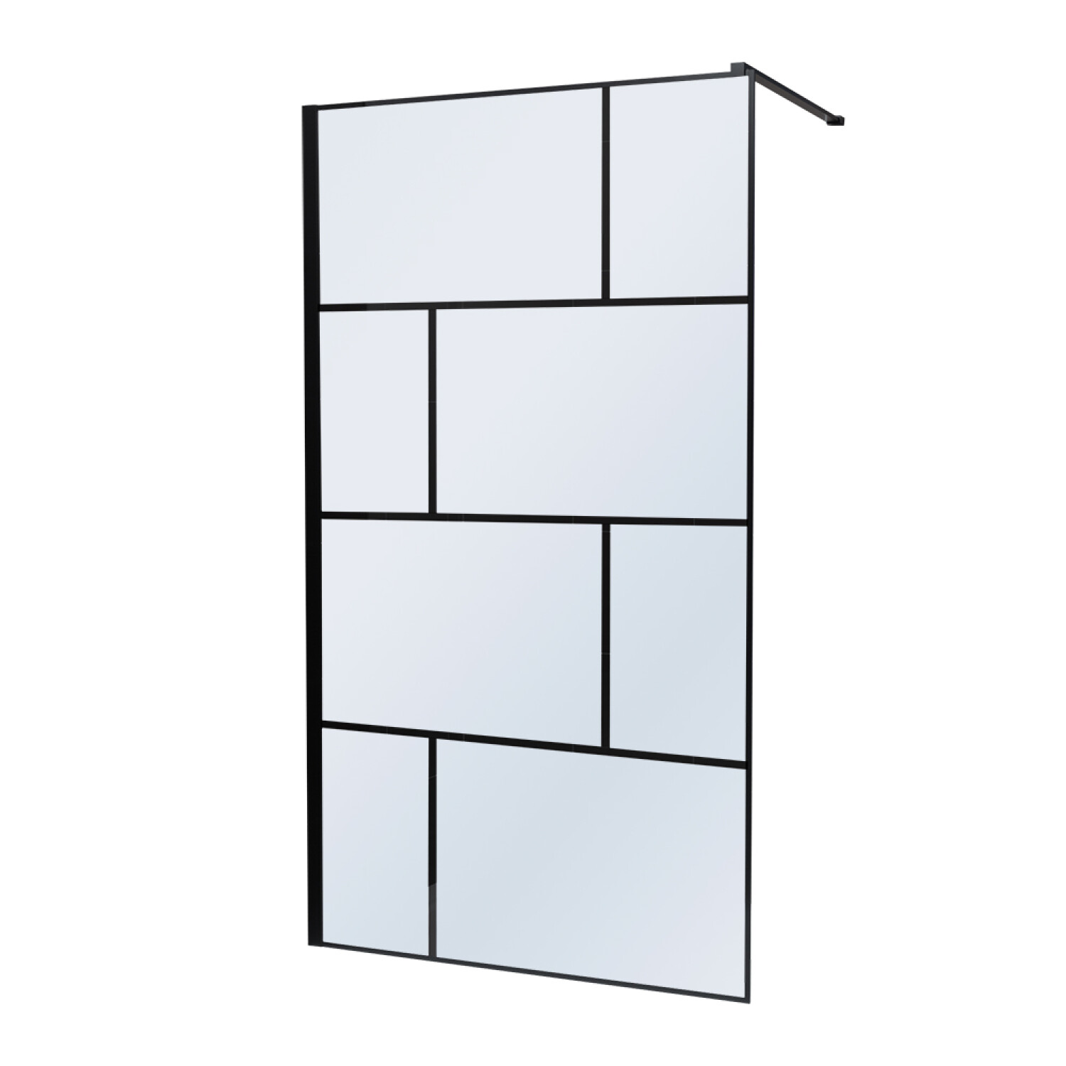 Mampara De Vidrio Fijo Para Ducha 130 X 195 Cm — Castro