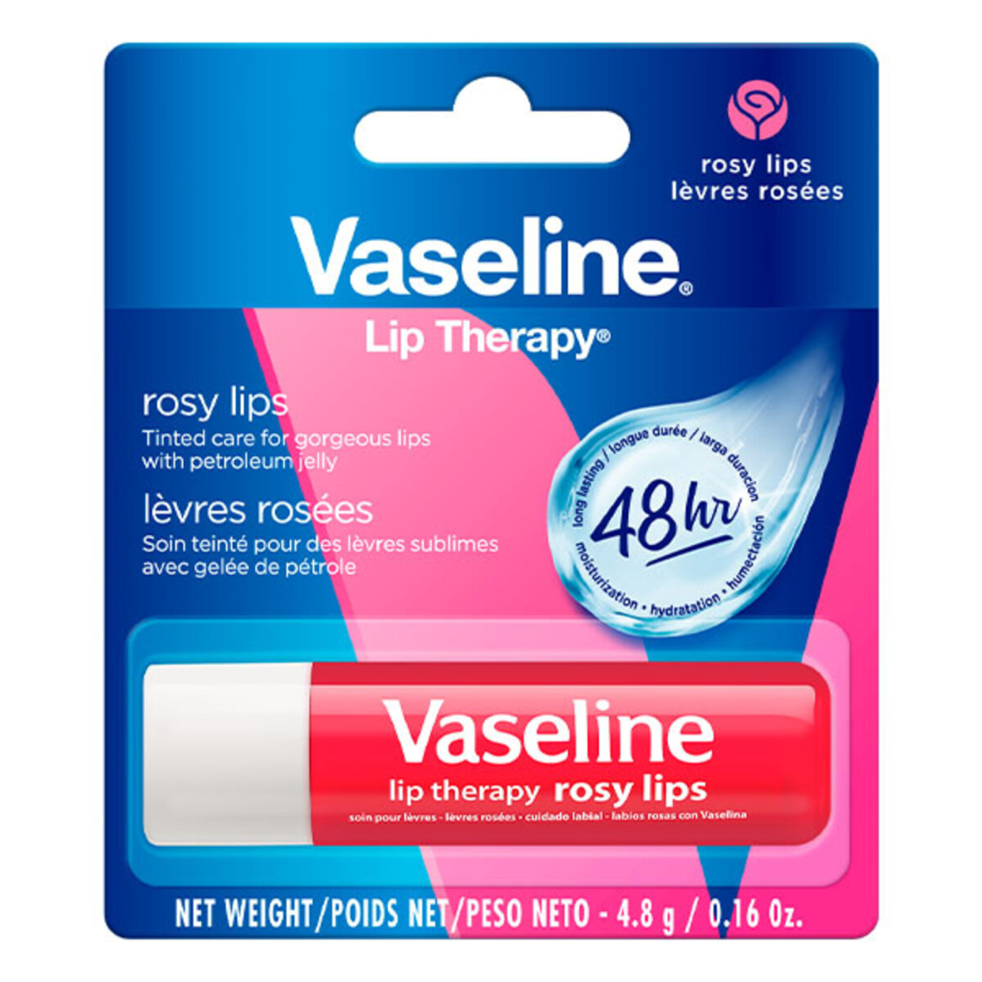 VASELINE LIP THRAPY ROSY LIPS US 24X4.8G — Farmacenter